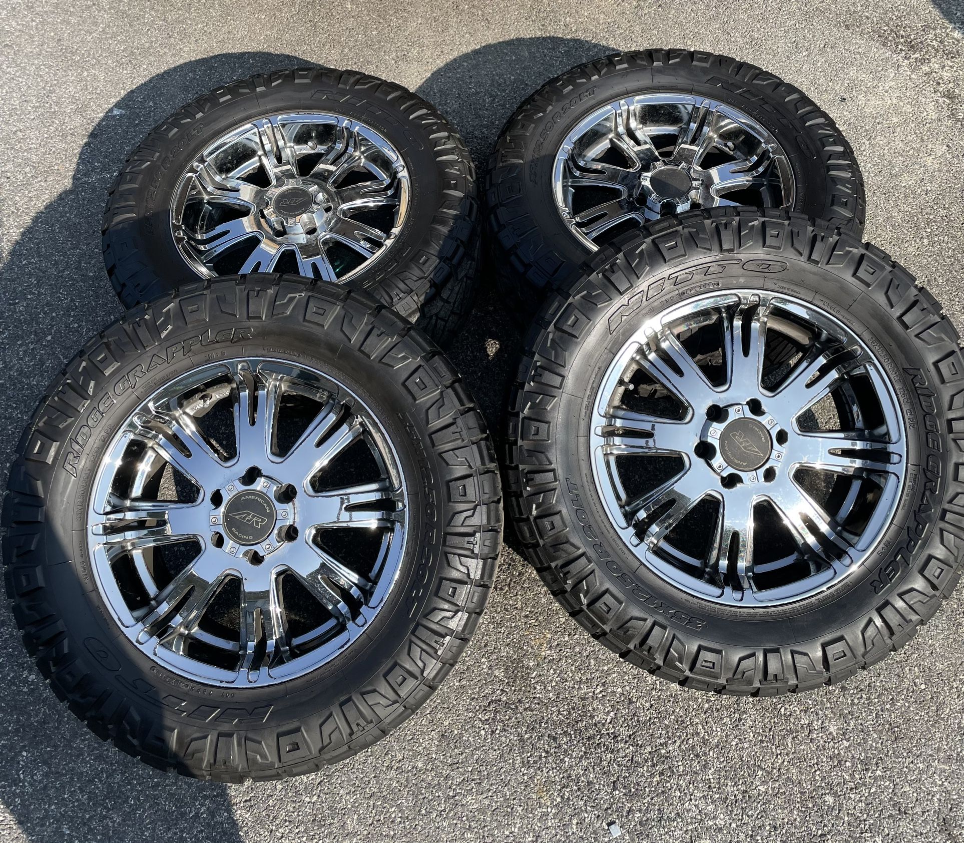 2020 Chevy Silverado Sierra Ram 20” Wheels Rims Tires Nitto 35X12 ...