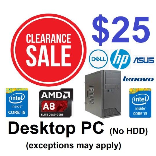 Desktop Pc Clearance for Sale in San Diego, CA - OfferUp
