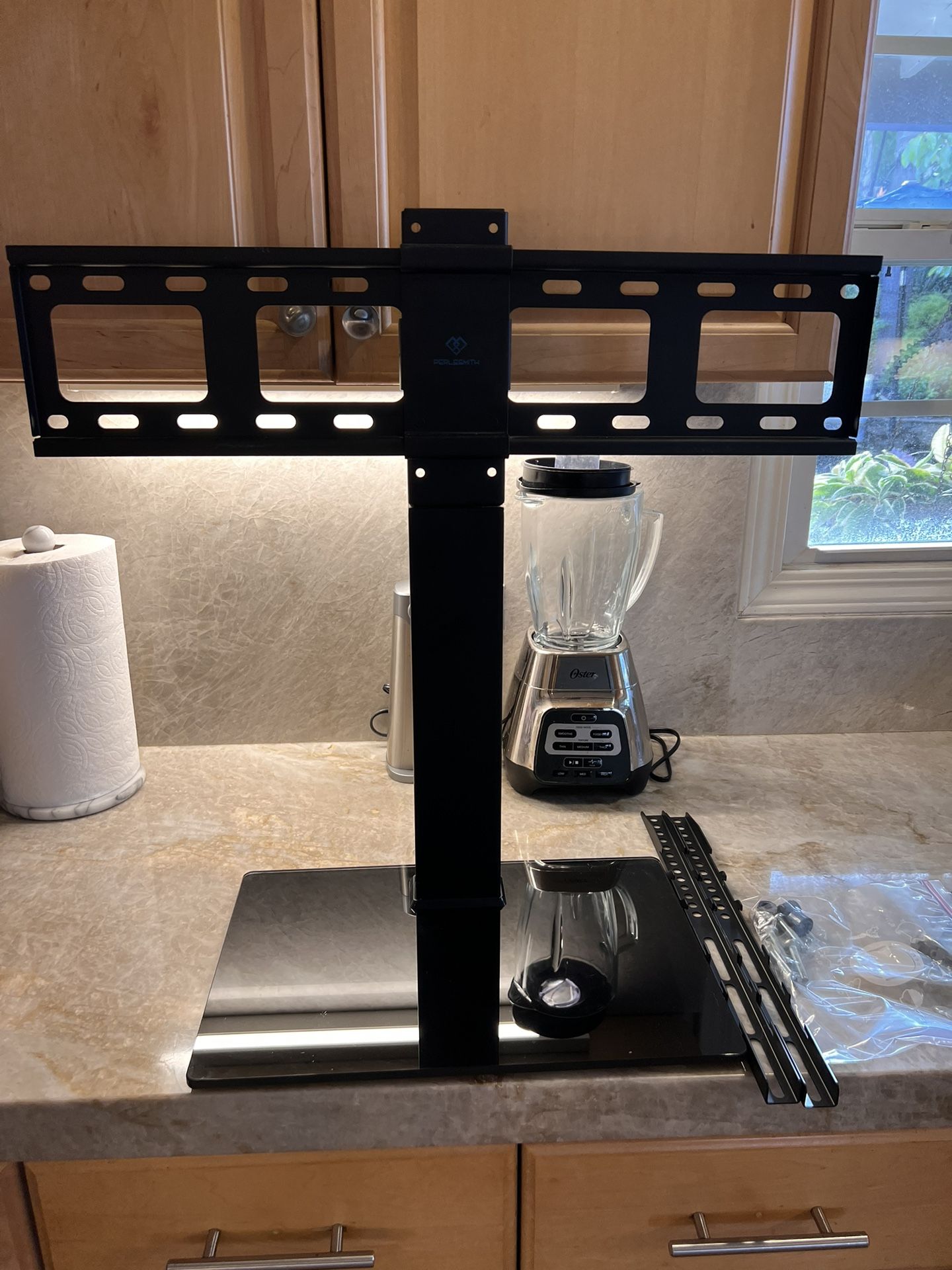 Heavy Duty, Universal Tv Stand Swivel All Hardware Included for Sale in ...