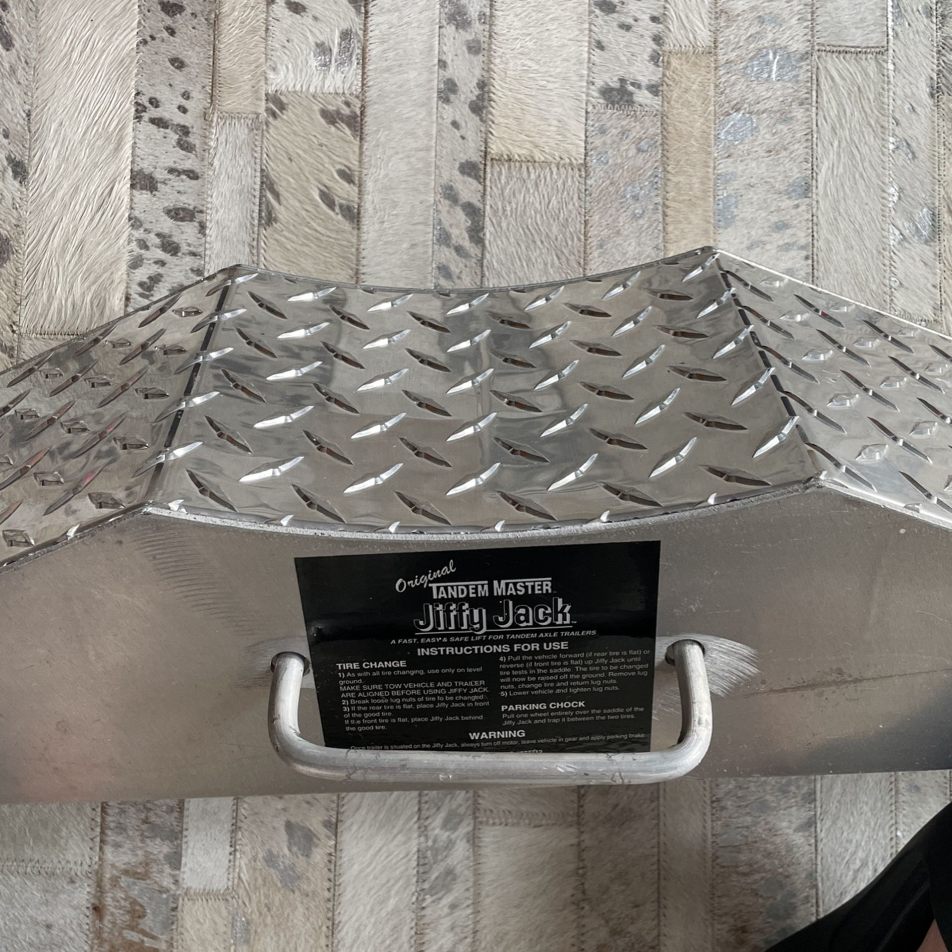 Tire Changing Ramp Trailer Aid Stainless steel for Sale in Delray Beach ...