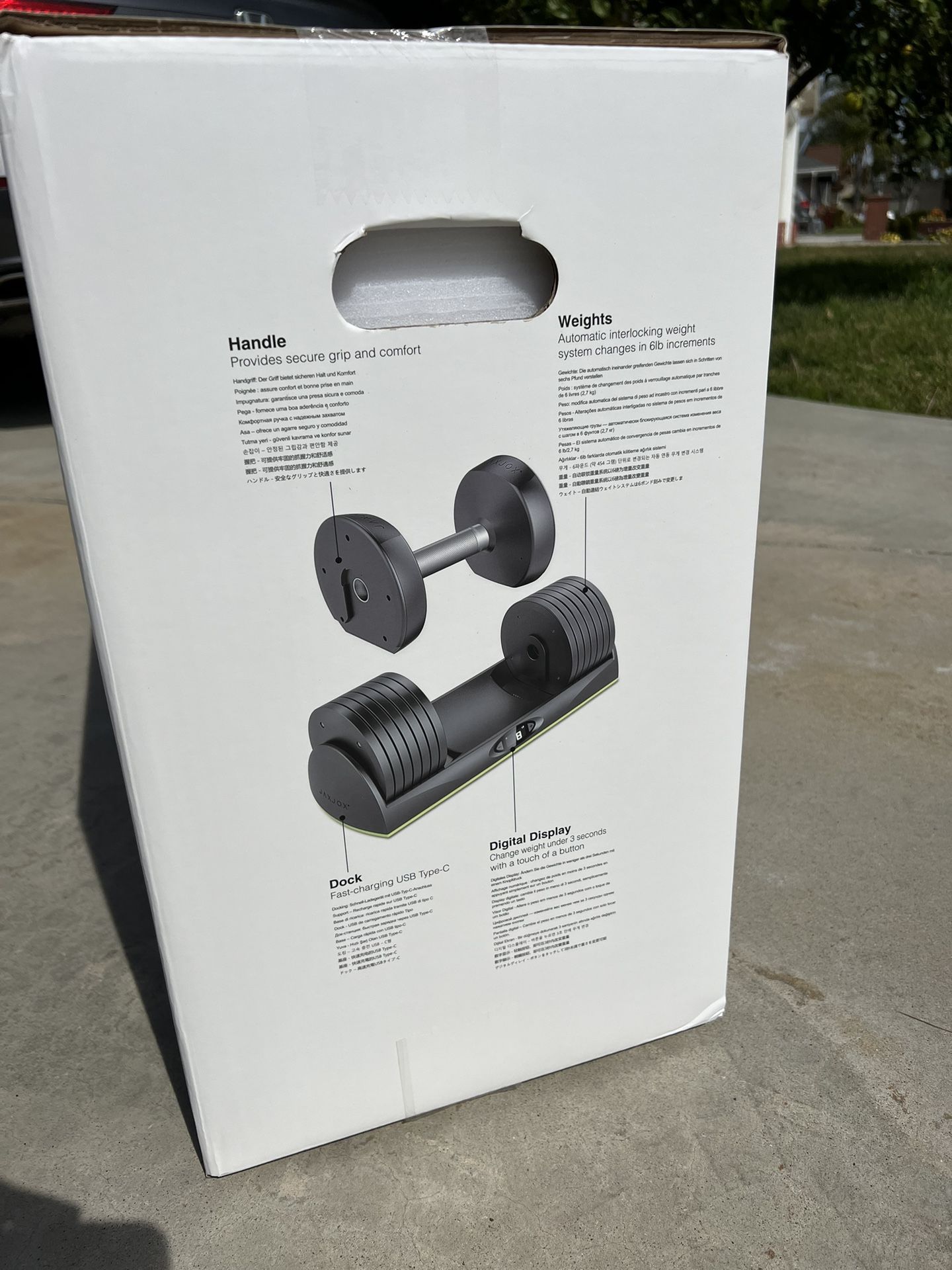 Adjustable Dumbbell Pair - Cool Gray. BRAND NEW! for Sale in Fullerton ...