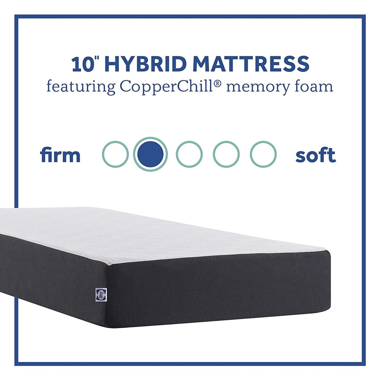 Sealy 10" Hybrid Adaptive Memory Foam Mattress with CopperChill ...