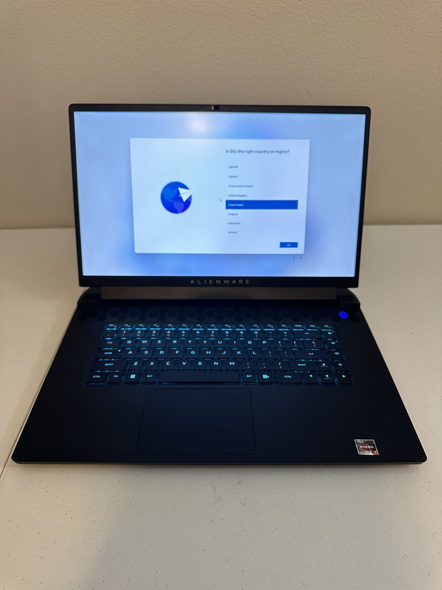 Alienware M17 R5 Ryzen 7 6800H 16GB 1TB SSD 17.3" FHD 165Hz RTX 3050 Ti ...