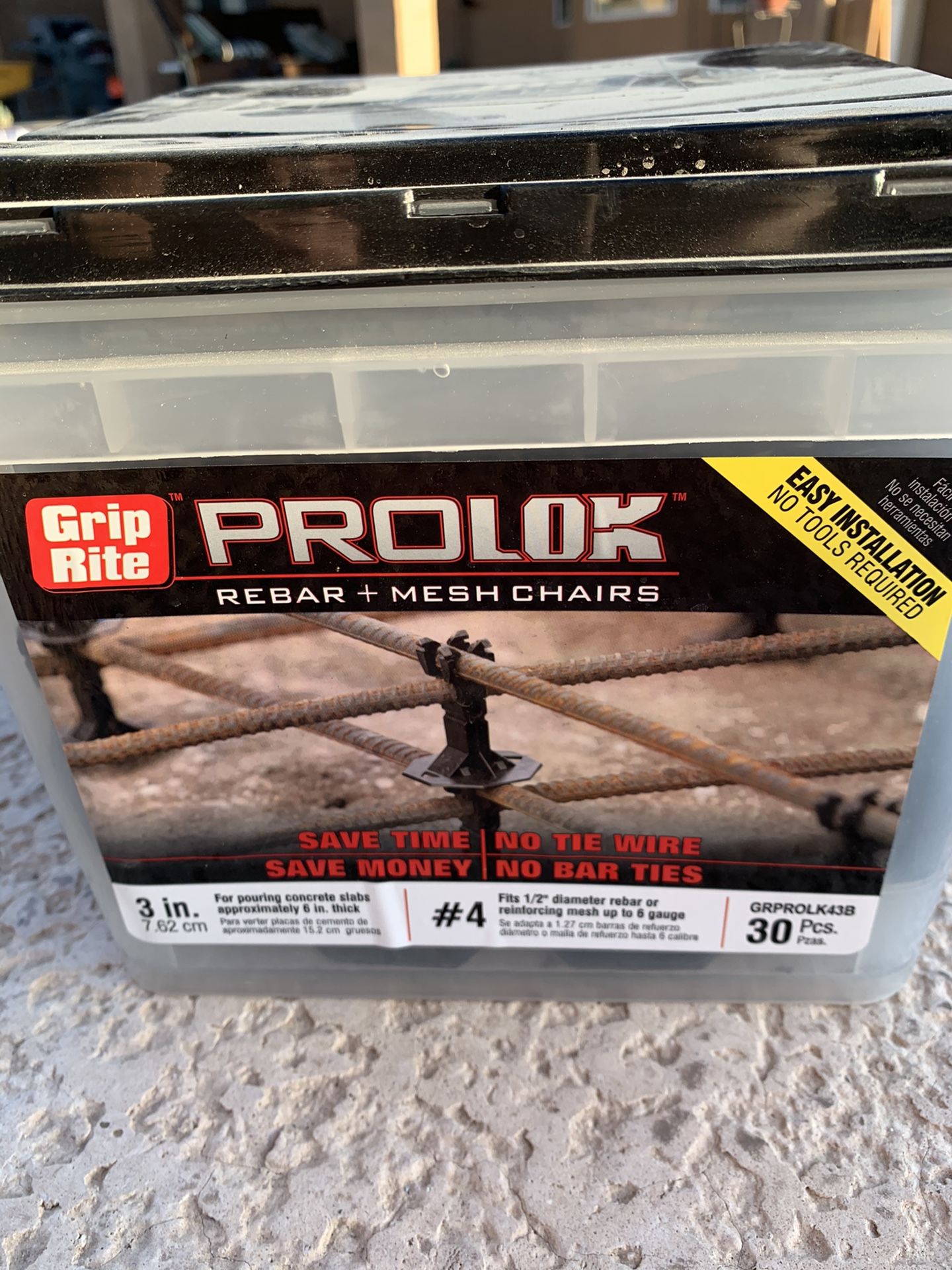 Grip Rite Prolox Rebar + Chairs 3 inch-26 pieces for Sale in Phoenix ...