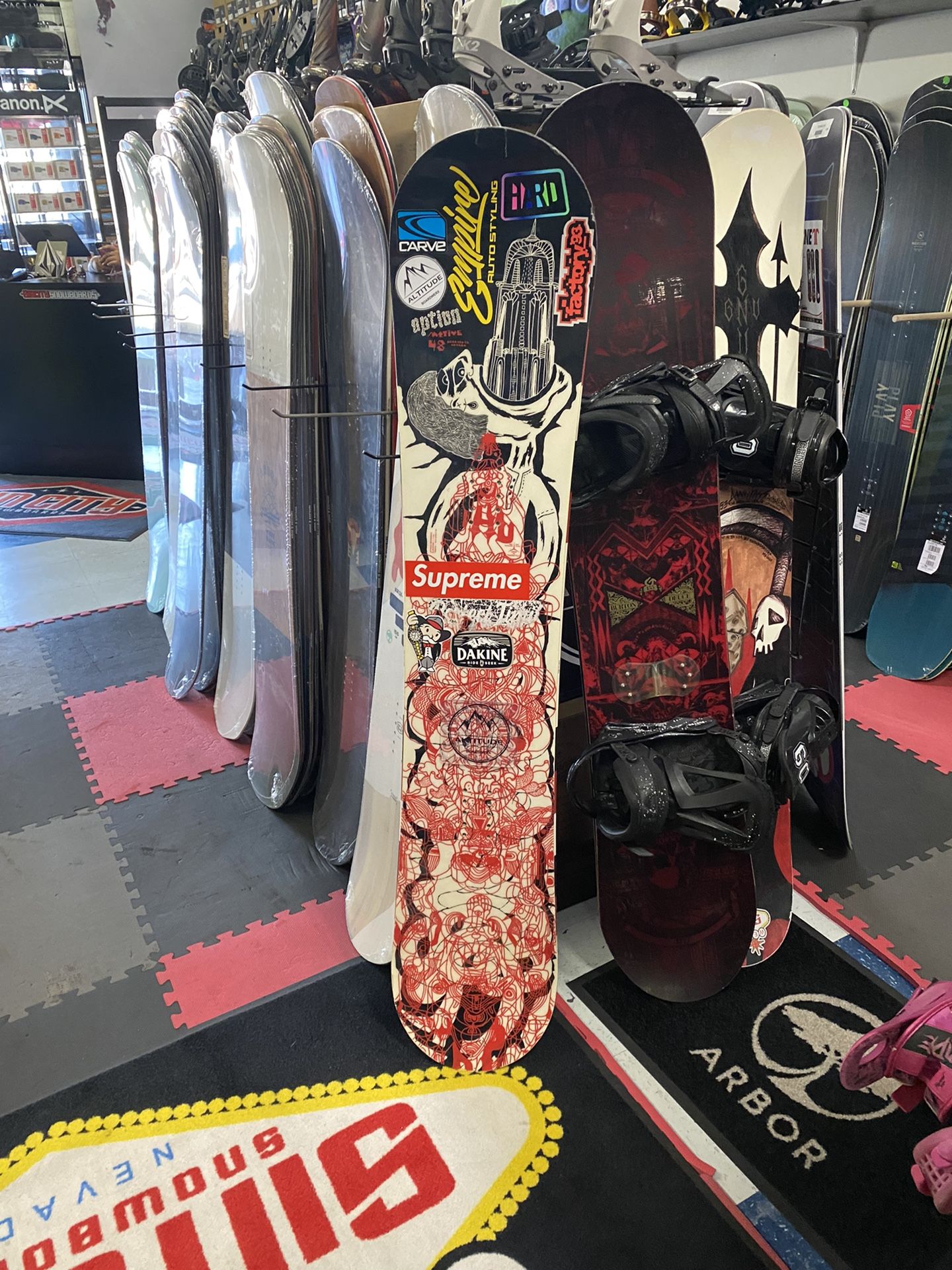 Sick Option 148 Twin Tip Snowboard Certified With Warranty for Sale in ...