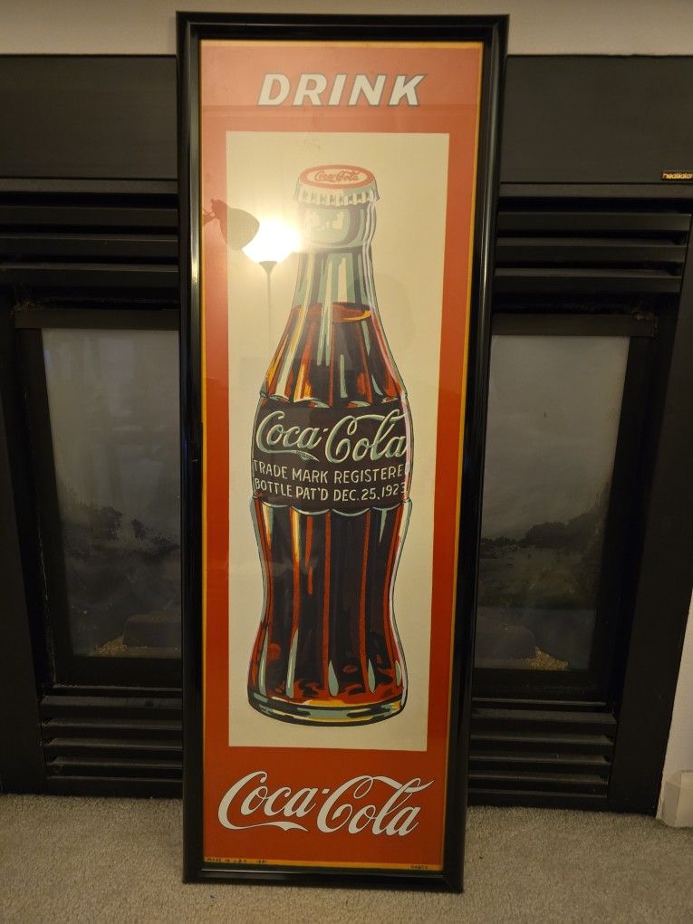Coca Cola Framed Poster for Sale in Seattle, WA - OfferUp