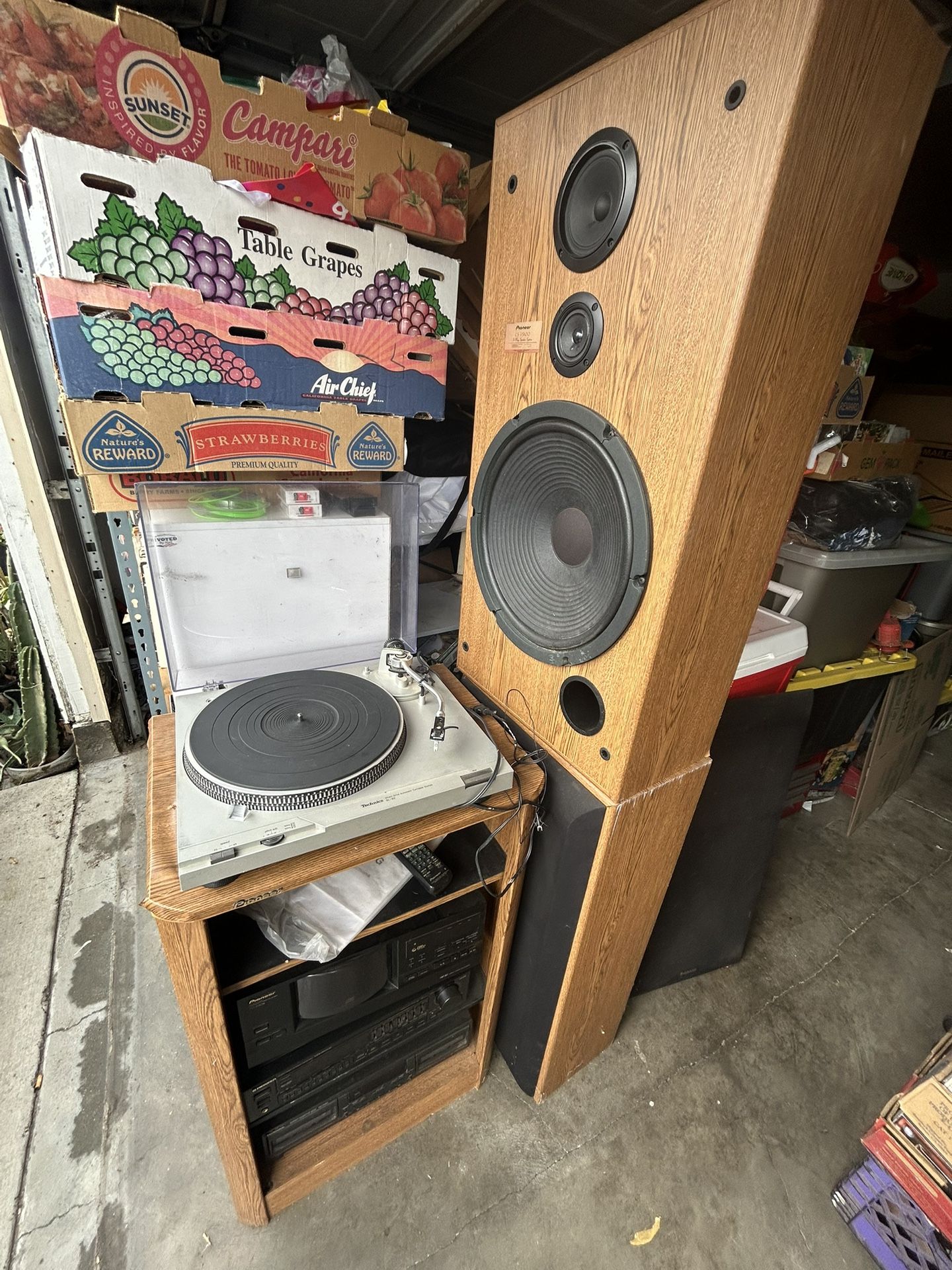 Stereo System Technics Vinyl Record Turntable Cassette tape CD for Sale ...