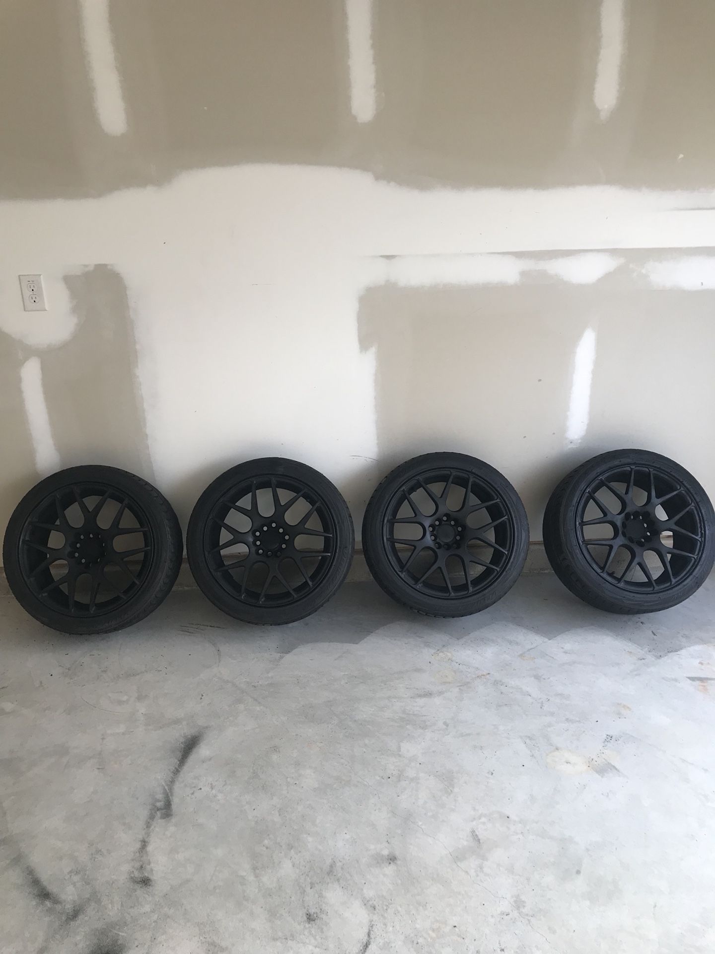 5 Lug Universal 18 inch Rims 300$ tire size 215/45ZR17 for Sale in ...