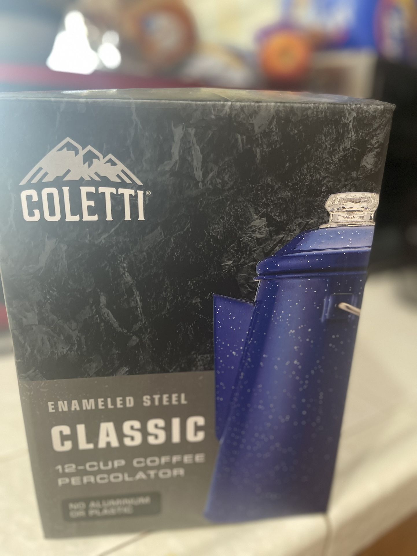 Coletti Steel Classic 12- Cup Coffee. Percolator for Sale in Corona, CA ...