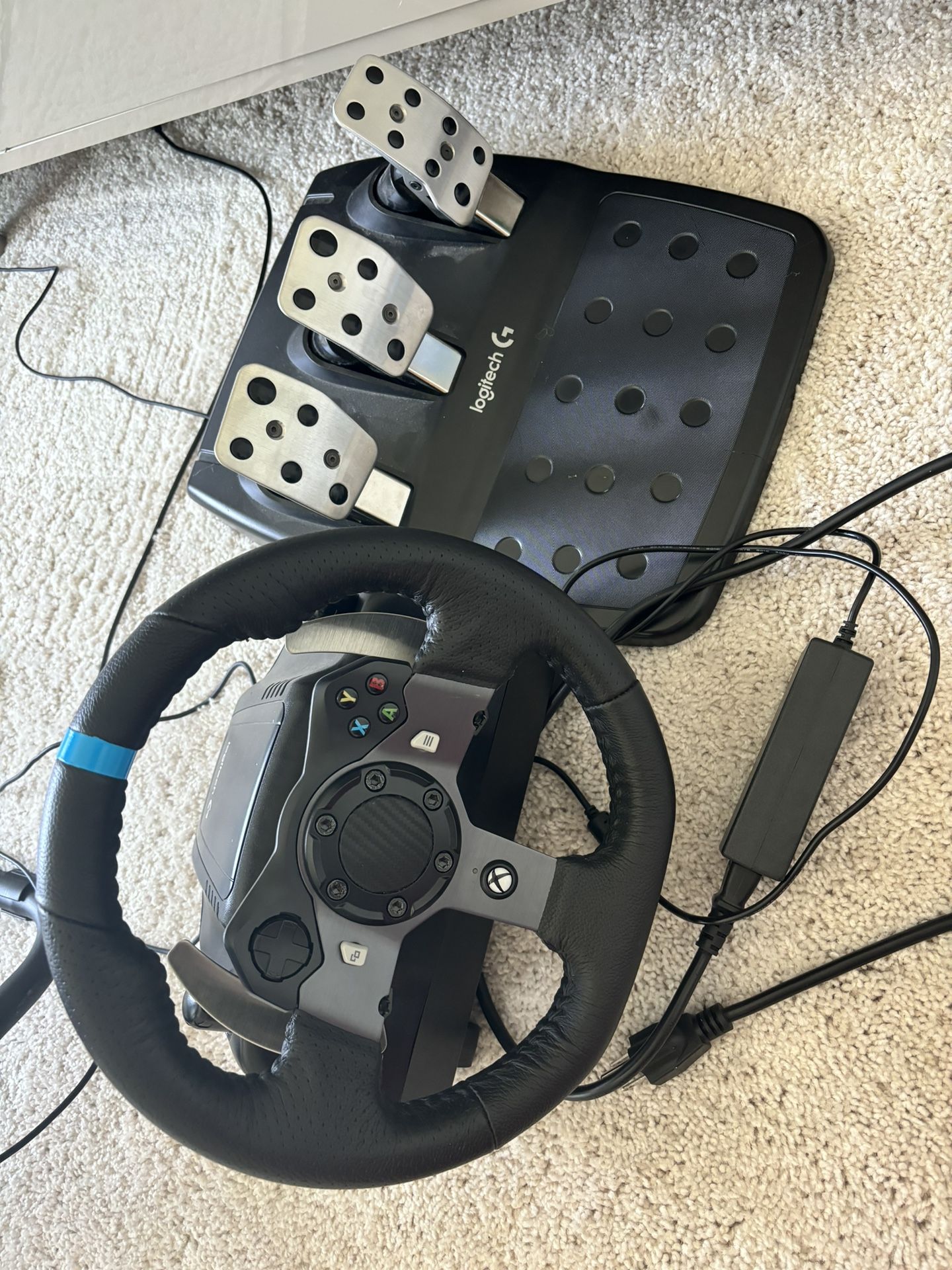Logitech G920 Steering Wheel And Pedals PC XBOX One for Sale in ...