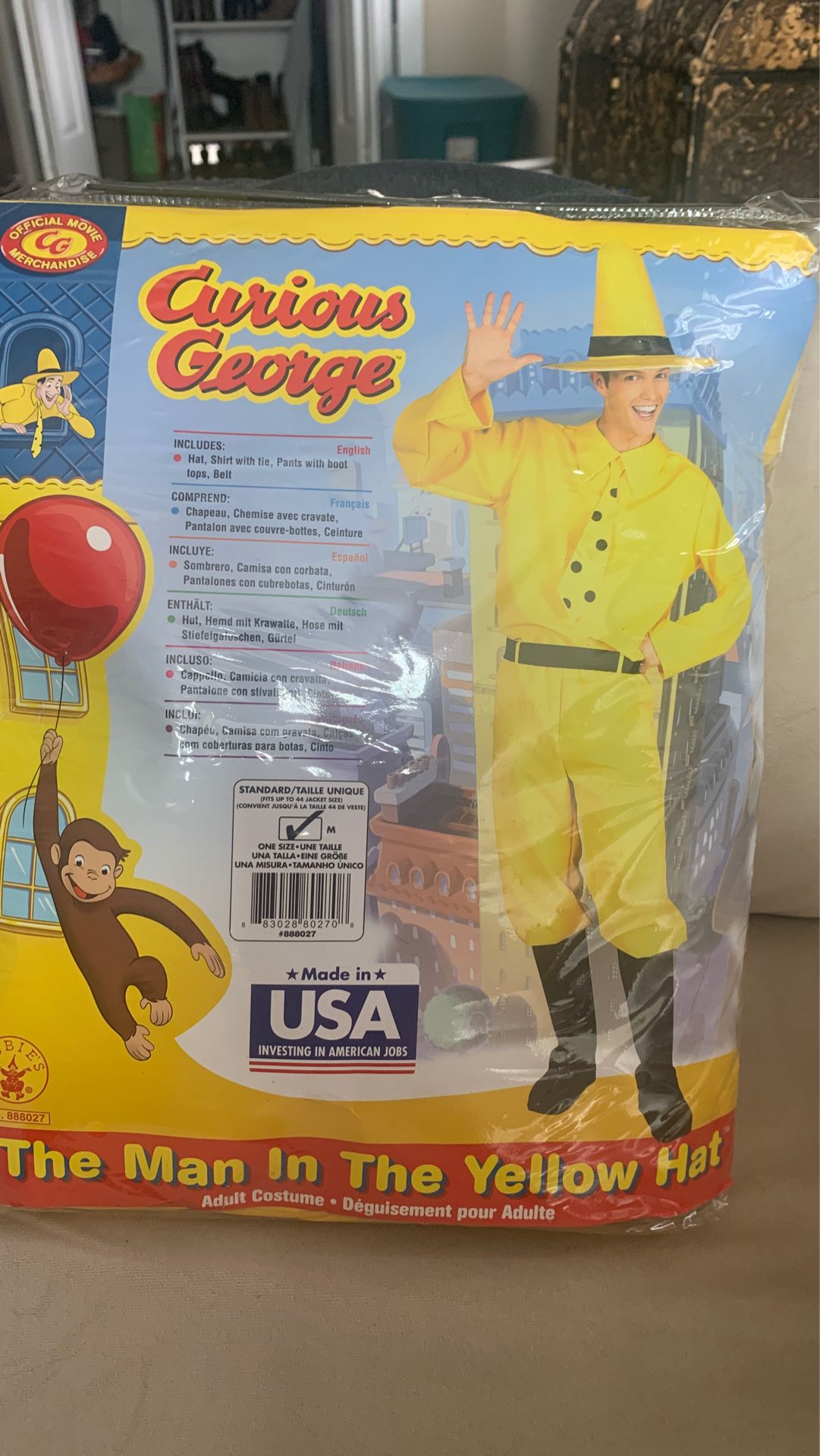 Curious George Costume Adult