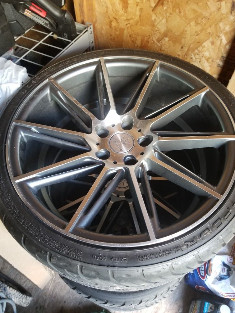 19" Verde Quantum wheels 5x120 staggered for Sale in Virginia Beach, VA ...
