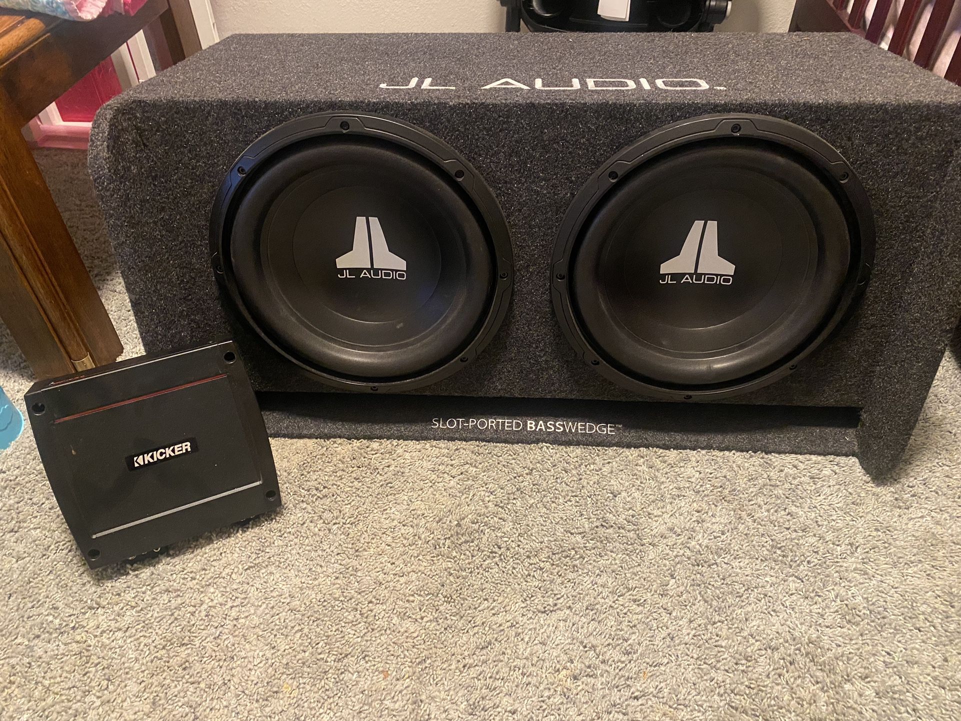 JL Audio Subs And Kicker Amp for Sale in Tacoma, WA - OfferUp