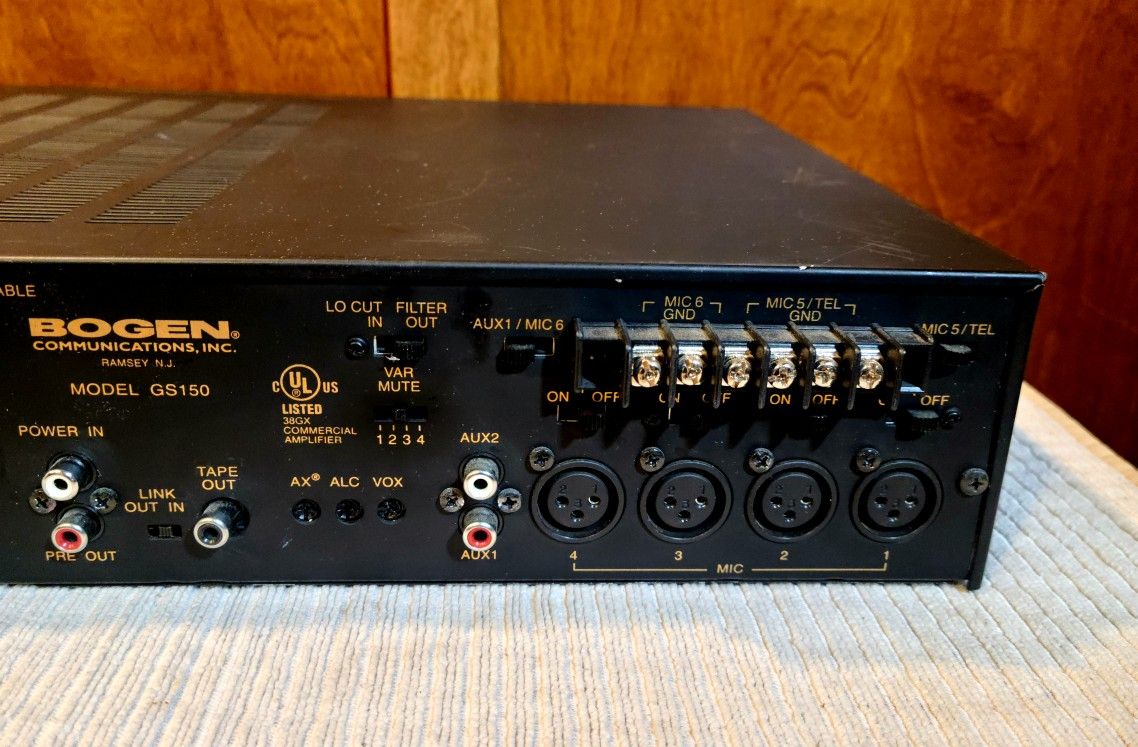 Bogen Gold Seal Series GS3-150 Amplifier for Sale in Seattle, WA - OfferUp