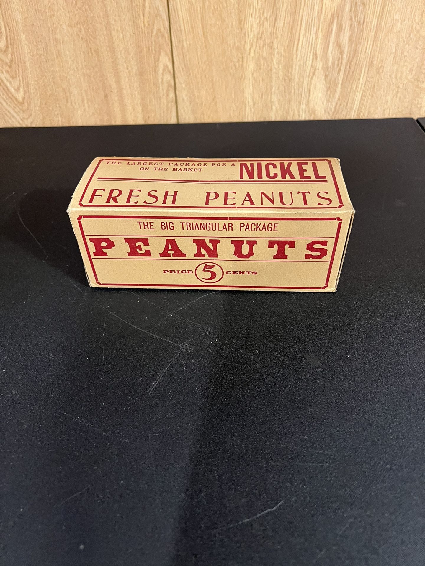 Vintage 1940S Cardboard 5 Cent Display Peanut Box, Augusta, Grocery ...