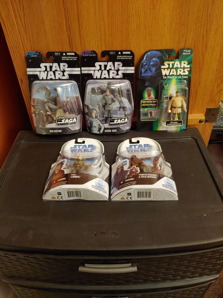 STAR WARS THE LEGACY COLLECTION & SAGA COLLECTION SET OF 5 FIGURES. for ...