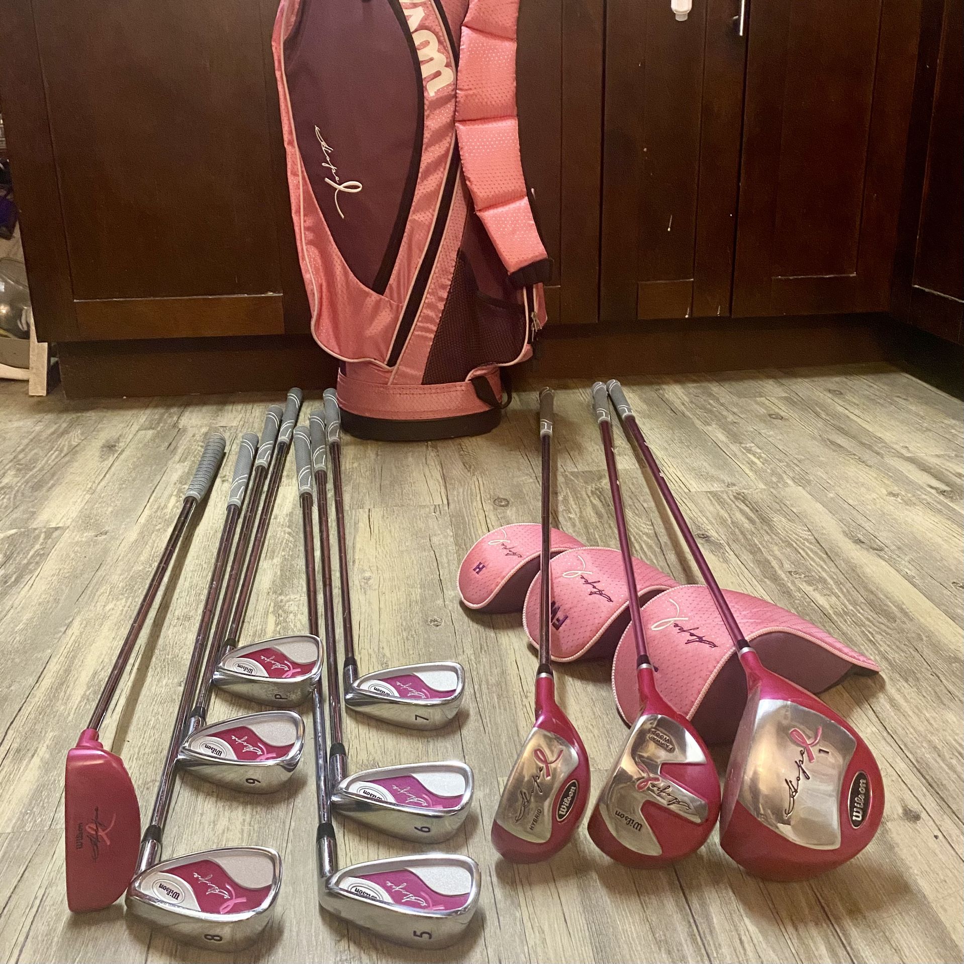 Wilson Hope Breast Cancer Awareness Pink Women’s Petite Golf Set (RH ...