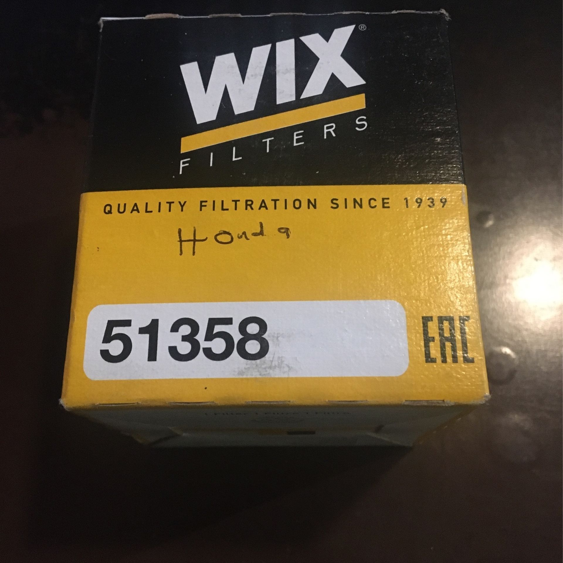 Wix Oil Filter 51358 fits Honda New for Sale in Garden Grove, CA - OfferUp