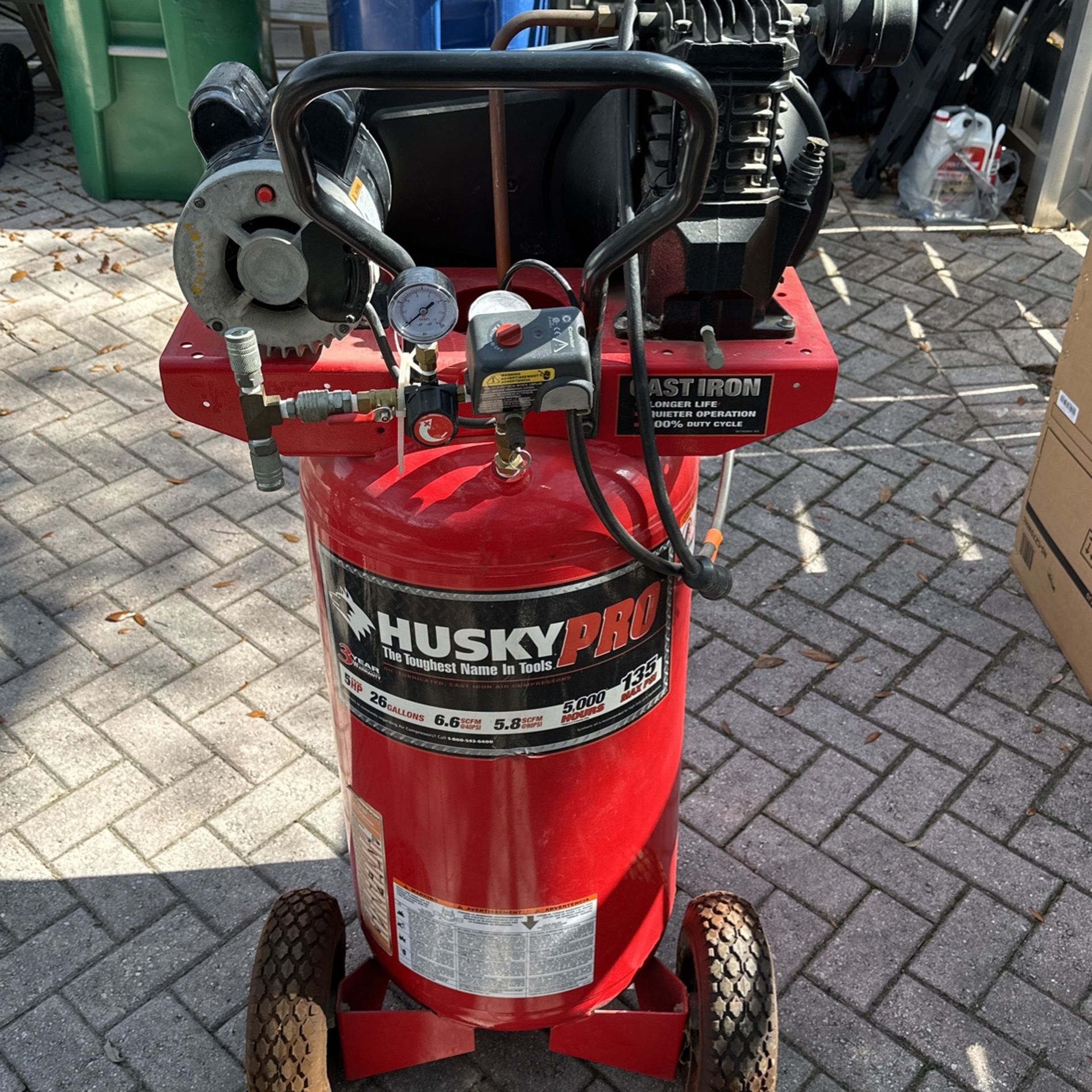 Husky Pro 26 Gal Air Compressor Garage Kept for Sale in Miami, FL - OfferUp