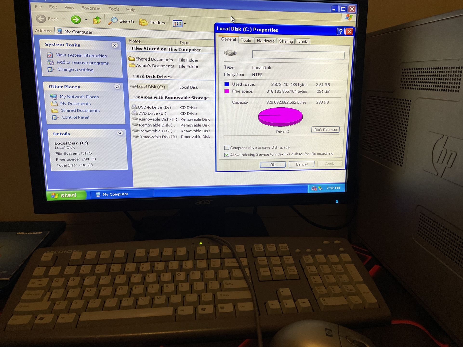 Retro HP Pavilion a1030n Desktop PC Pentium 4 530J for Sale in ...