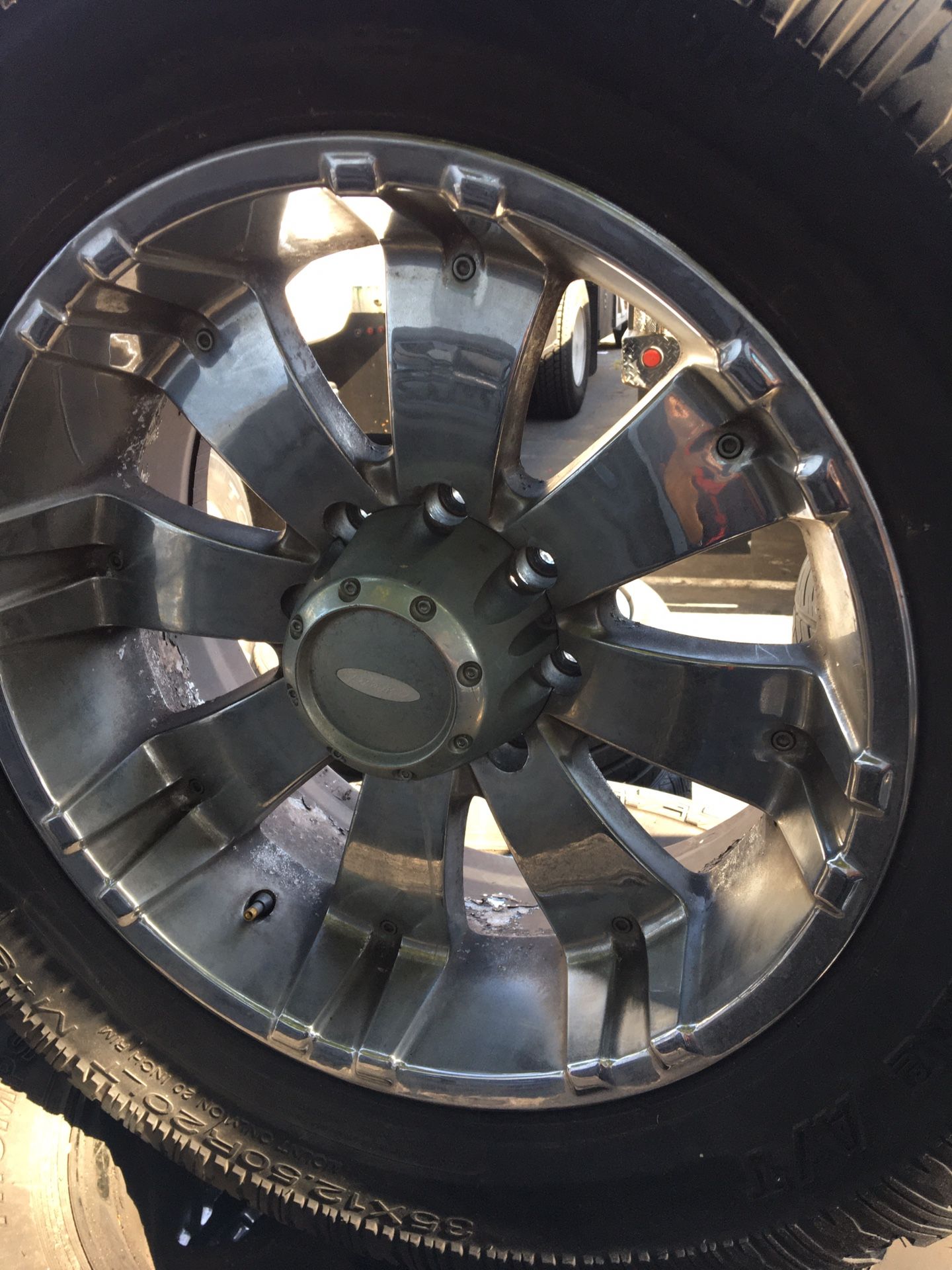 Used 20 inch chrome 8x170 wheels and tires for Sale in La Habra, CA ...