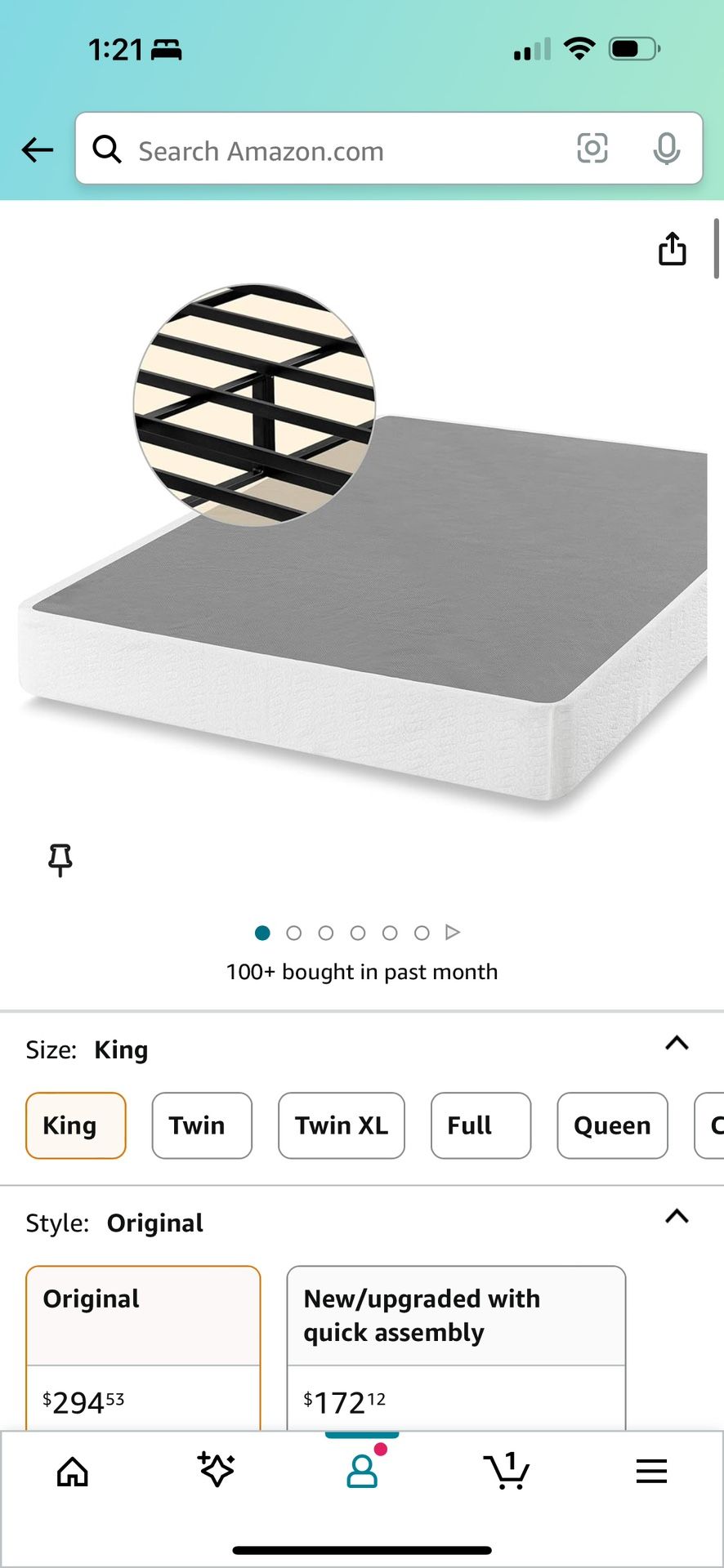 Soft Frame Designs King Ultra Set: Frame, Headboard, Mattress and Box ...