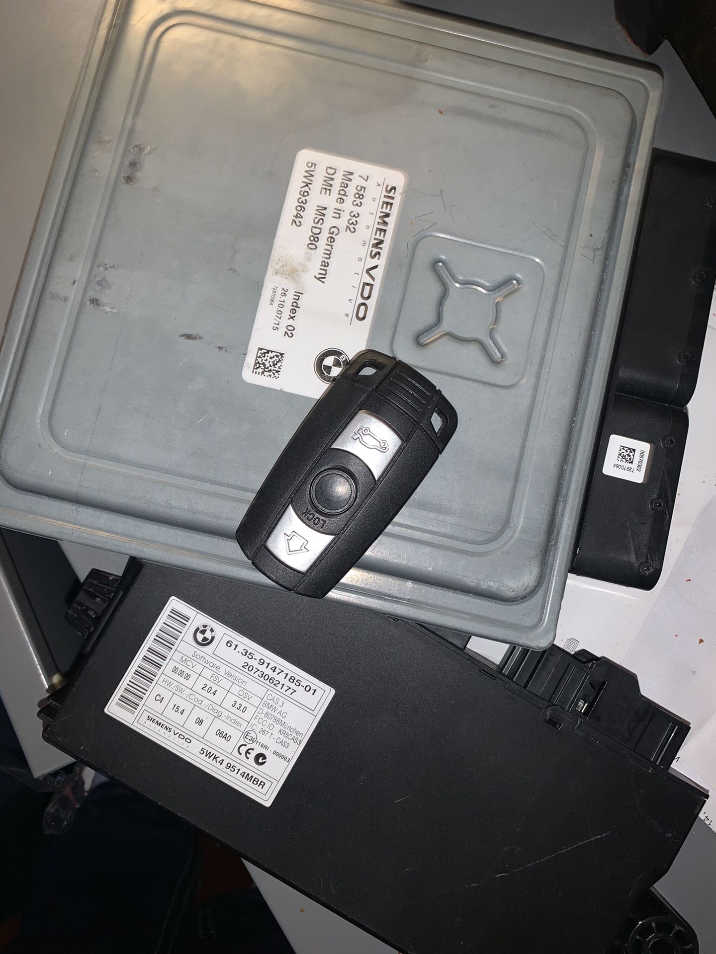 BMW n54 DME CAS AND KEY e90 e92 e93 335i 535i 135i for Sale in San ...