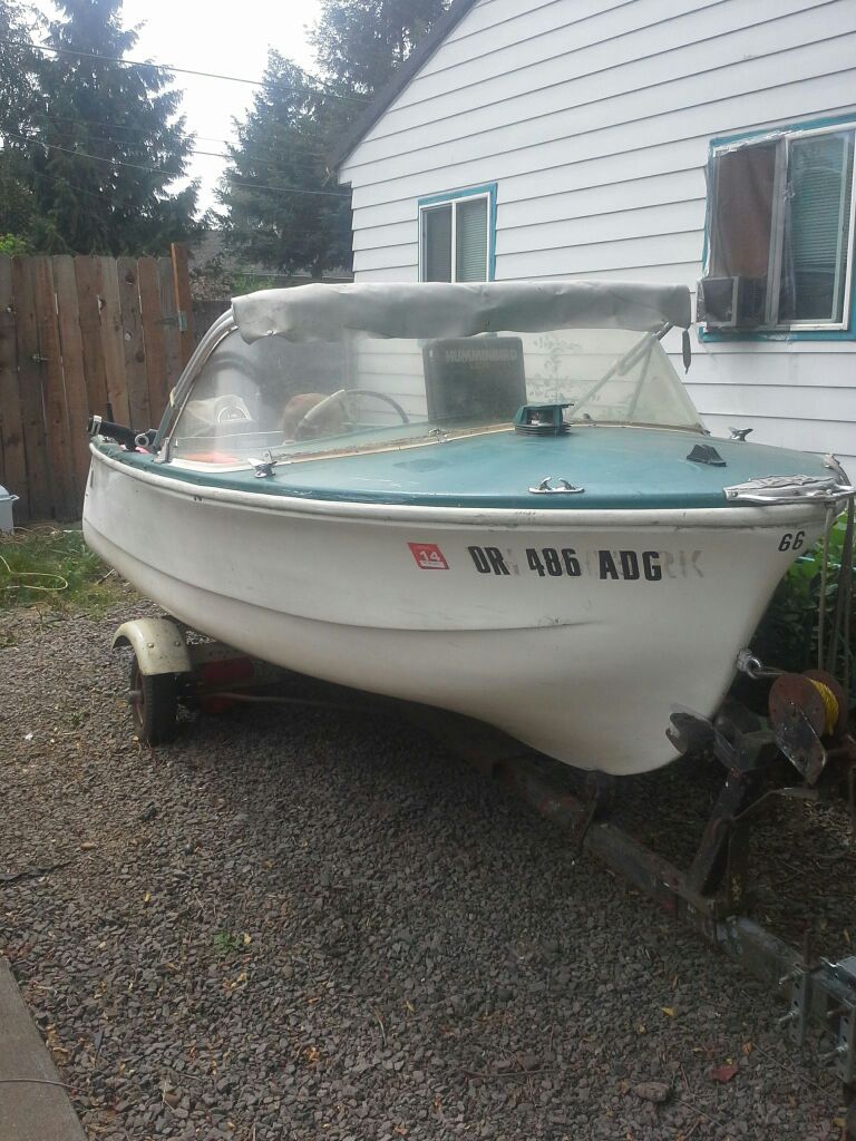 P14 moody boat with trailer for Sale in Portland, OR - OfferUp