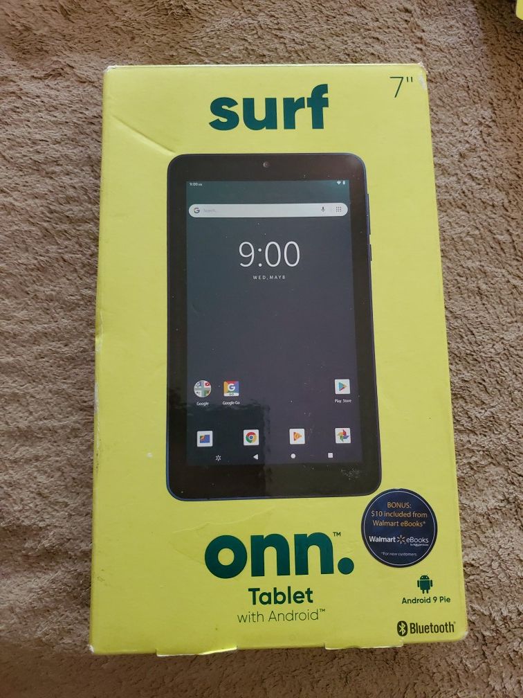 Onn 7” surf tablet for Sale in Inman, SC - OfferUp