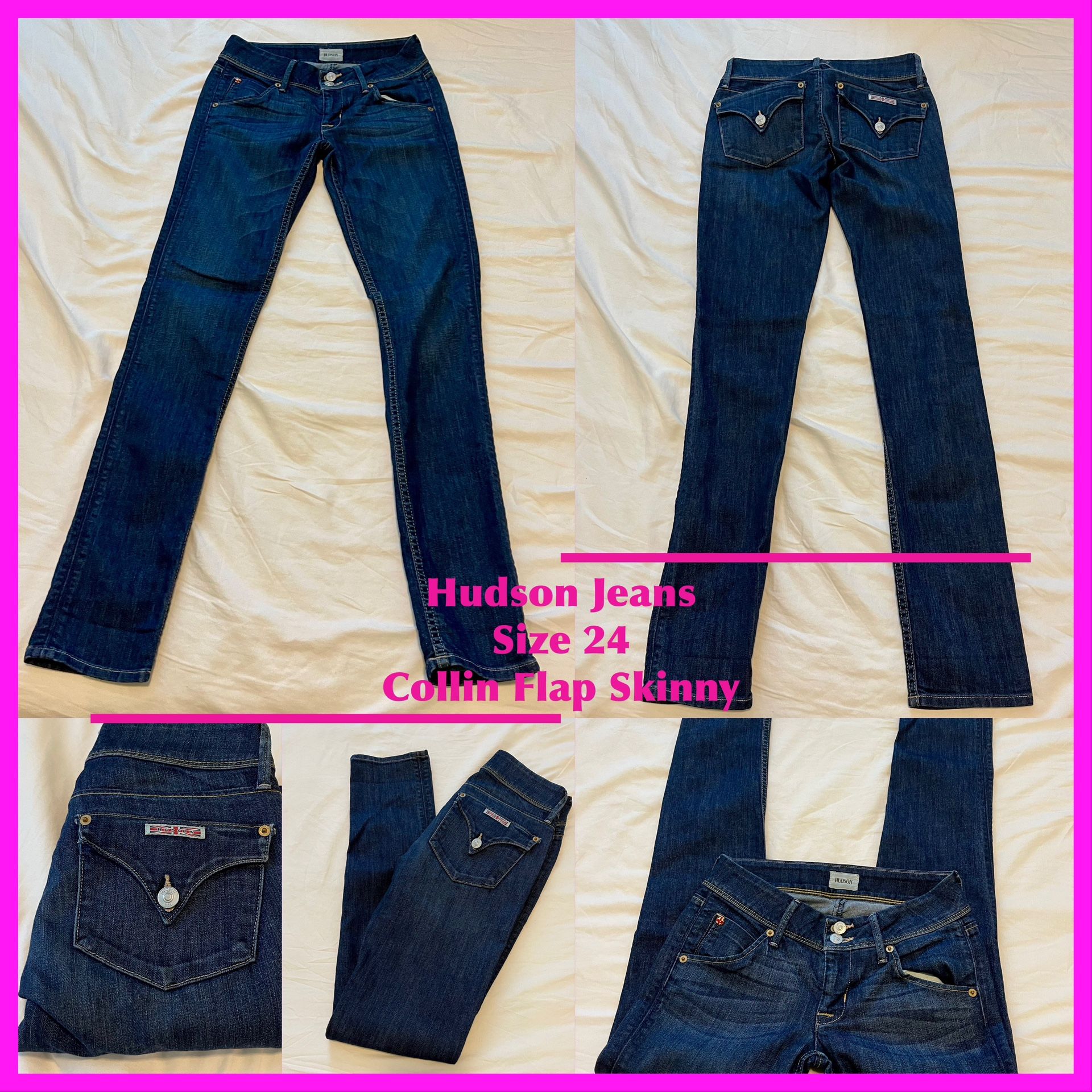 Hudson Jean Size 24 Regular $199 for Sale in Fort Worth, TX - OfferUp