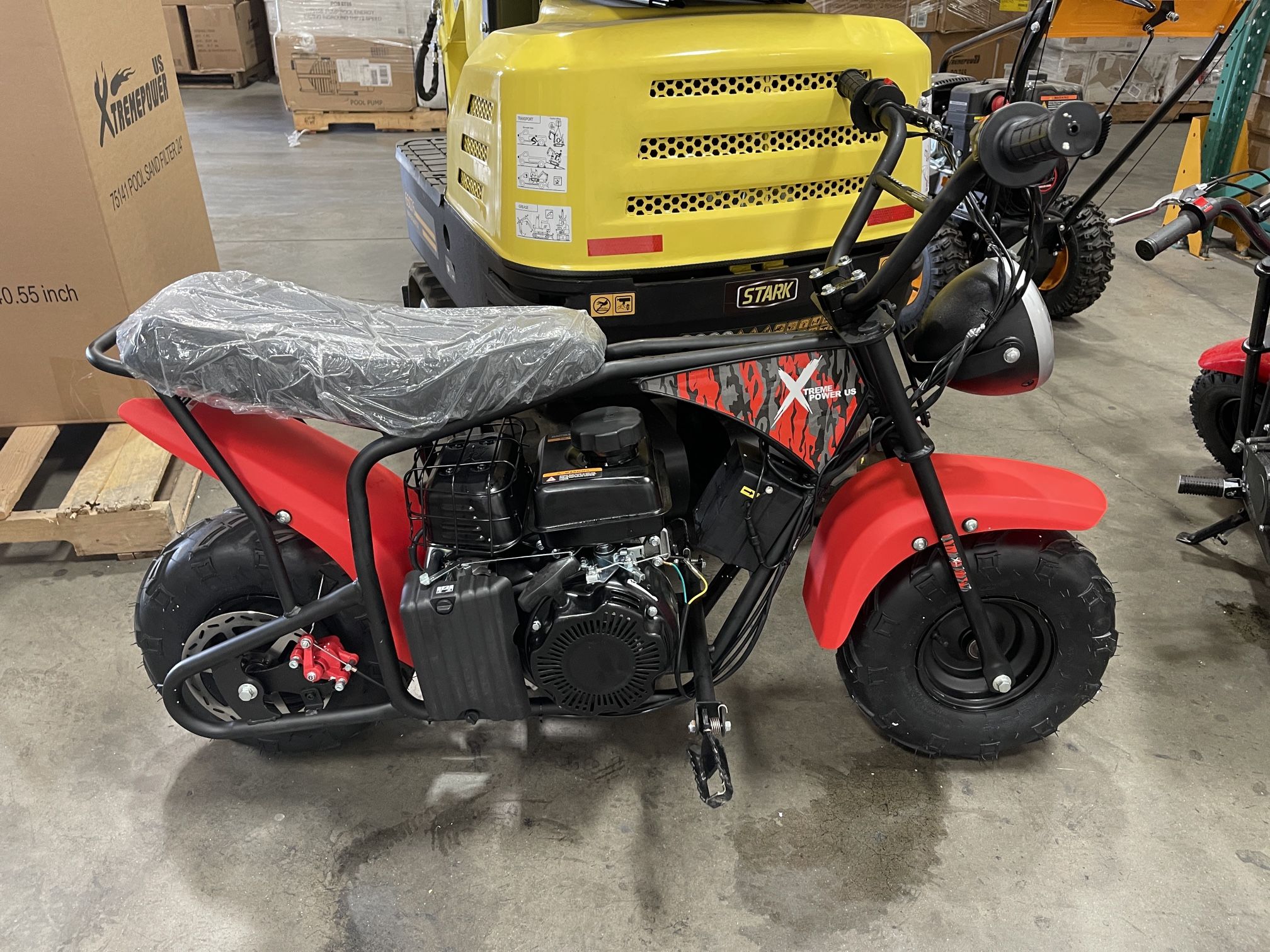 Pro-Series 99cc 3.5HP Gas Powered Gasoline 4-Stroke Off Road Trail Dirt ...