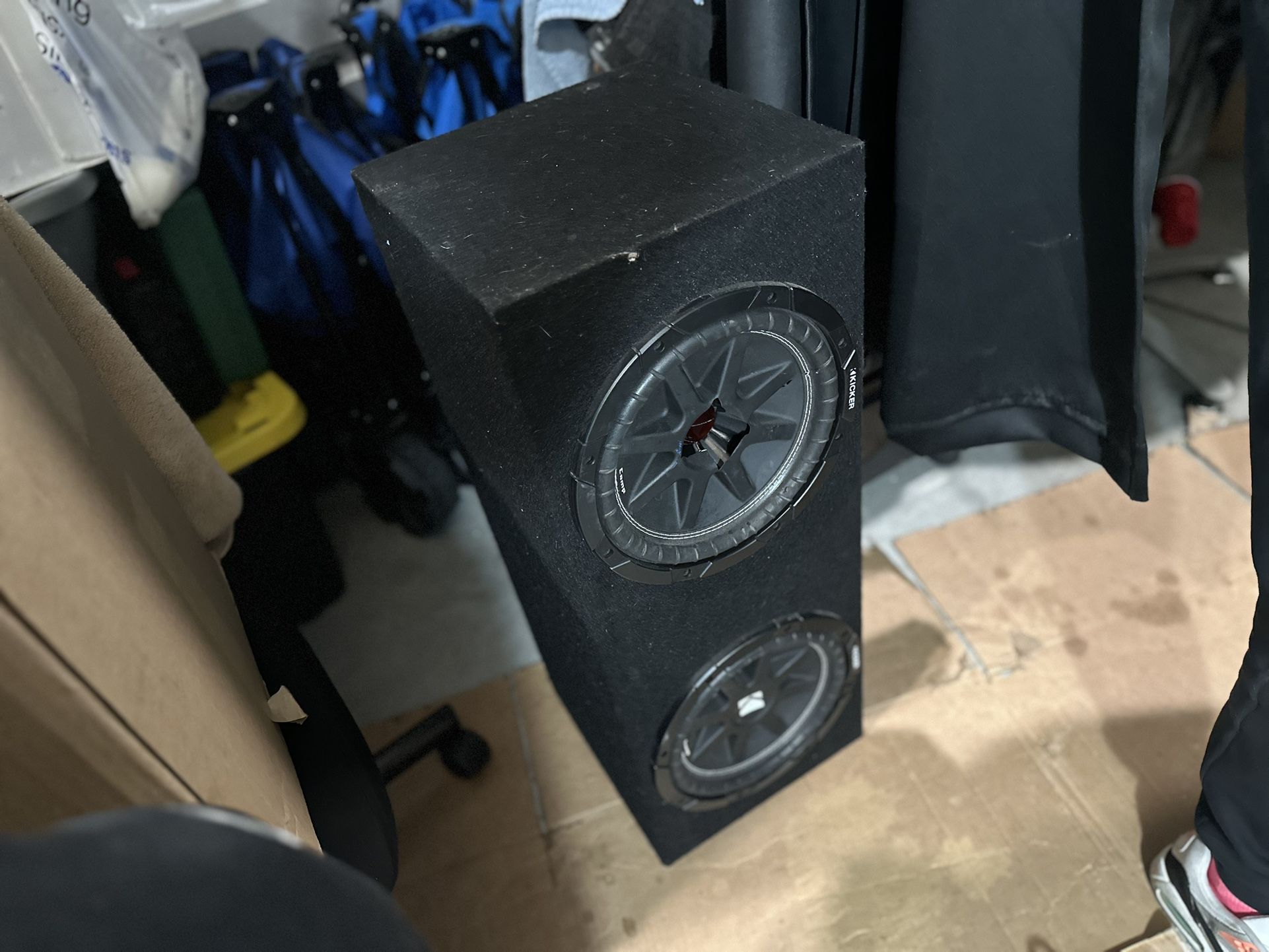 Kicker Comp Dual 12" Vented Subwoofer Box Loaded Enclosure for Sale in ...