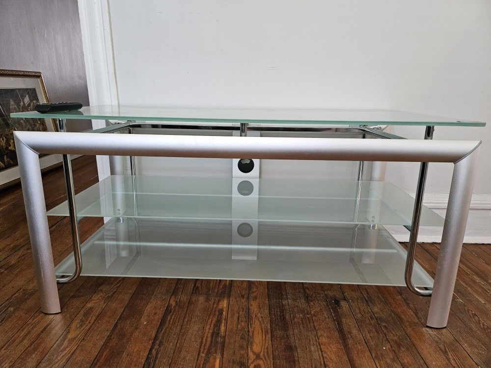 Maxim Magazine 3-tier Tempered Glass Entertainment Stand/Table for Sale ...