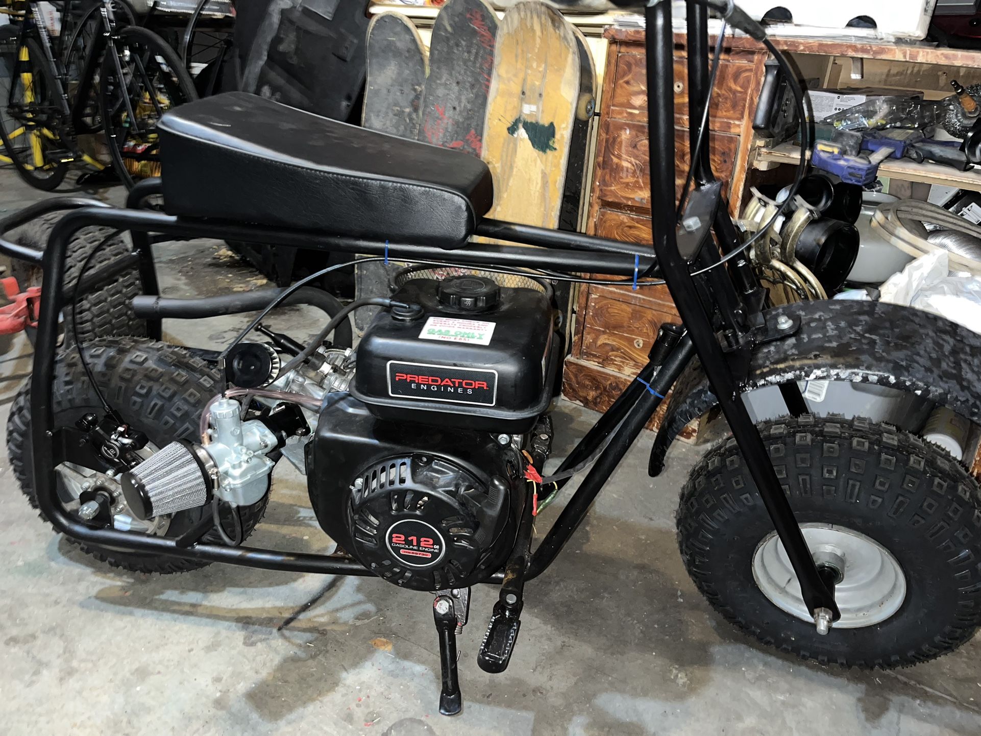 Coleman Mini Bike 212cc Predator Swap Governor Removed Top Speed 58MPH for Sale in Peoria, AZ ...