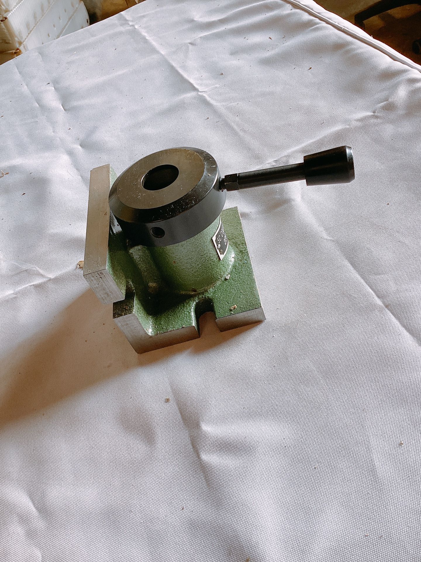 Horizontal/Vertical 5C Collet Holder Fixture Chuck Cam Operated for ...