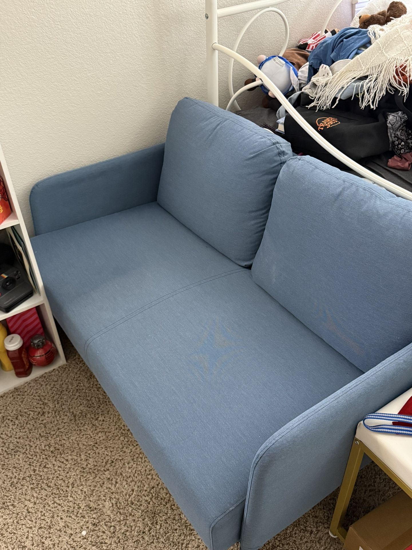Blue IKEA Glostad Loveseat Couch for Sale in San Diego, CA - OfferUp