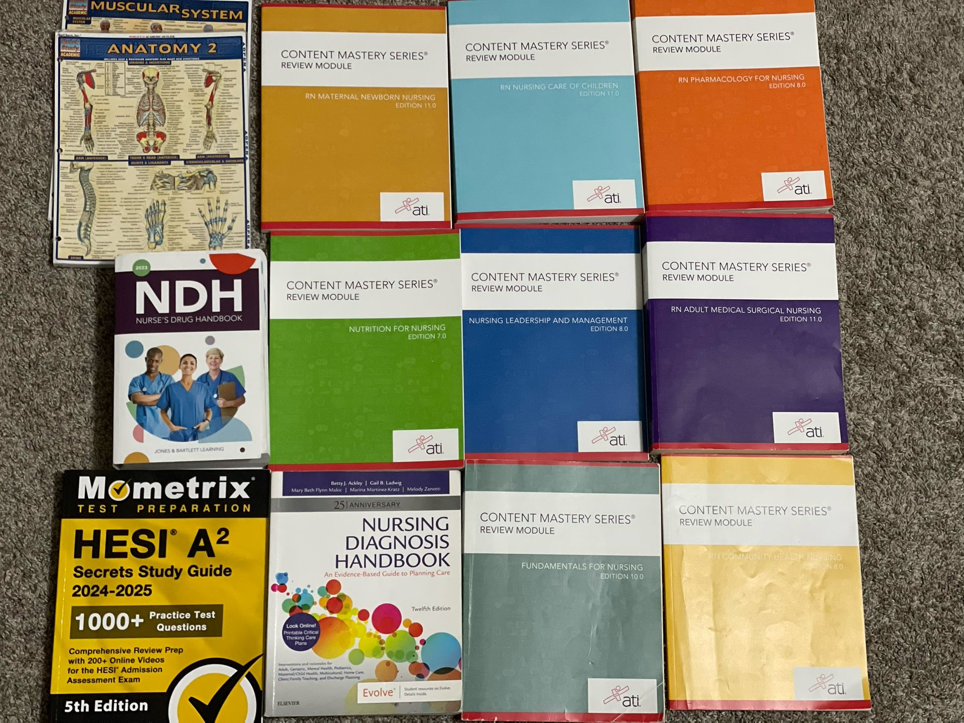 Nursing School ATI Book Package for Sale in San Tan Valley, AZ - OfferUp