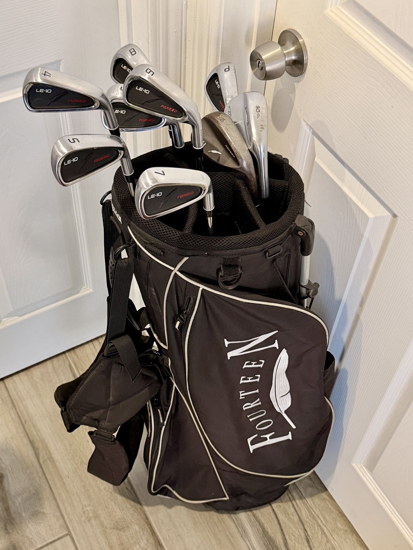 Rare Endo Japanese Fourteen LE10 Forged Irons 4i-PW Set, Wedges and ...