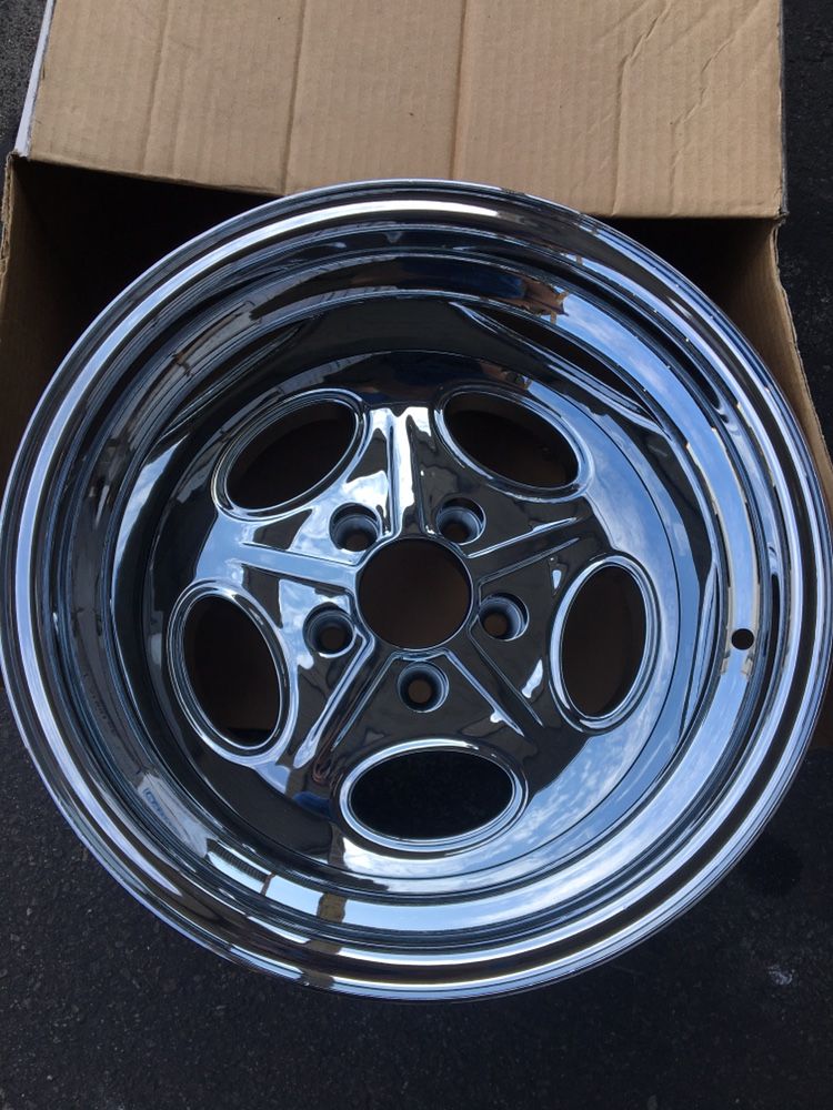Cragar Salt Flat American Racing Aluminum Bonneville Wheel 15x10 5x4.75 ...