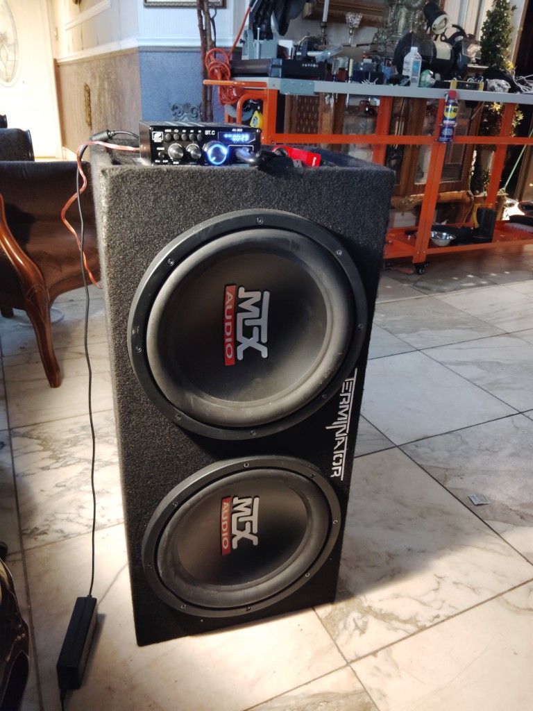 12" MTX SPEAKER WITH SEALED BOX DEEP BASS! for Sale in Hialeah, FL ...