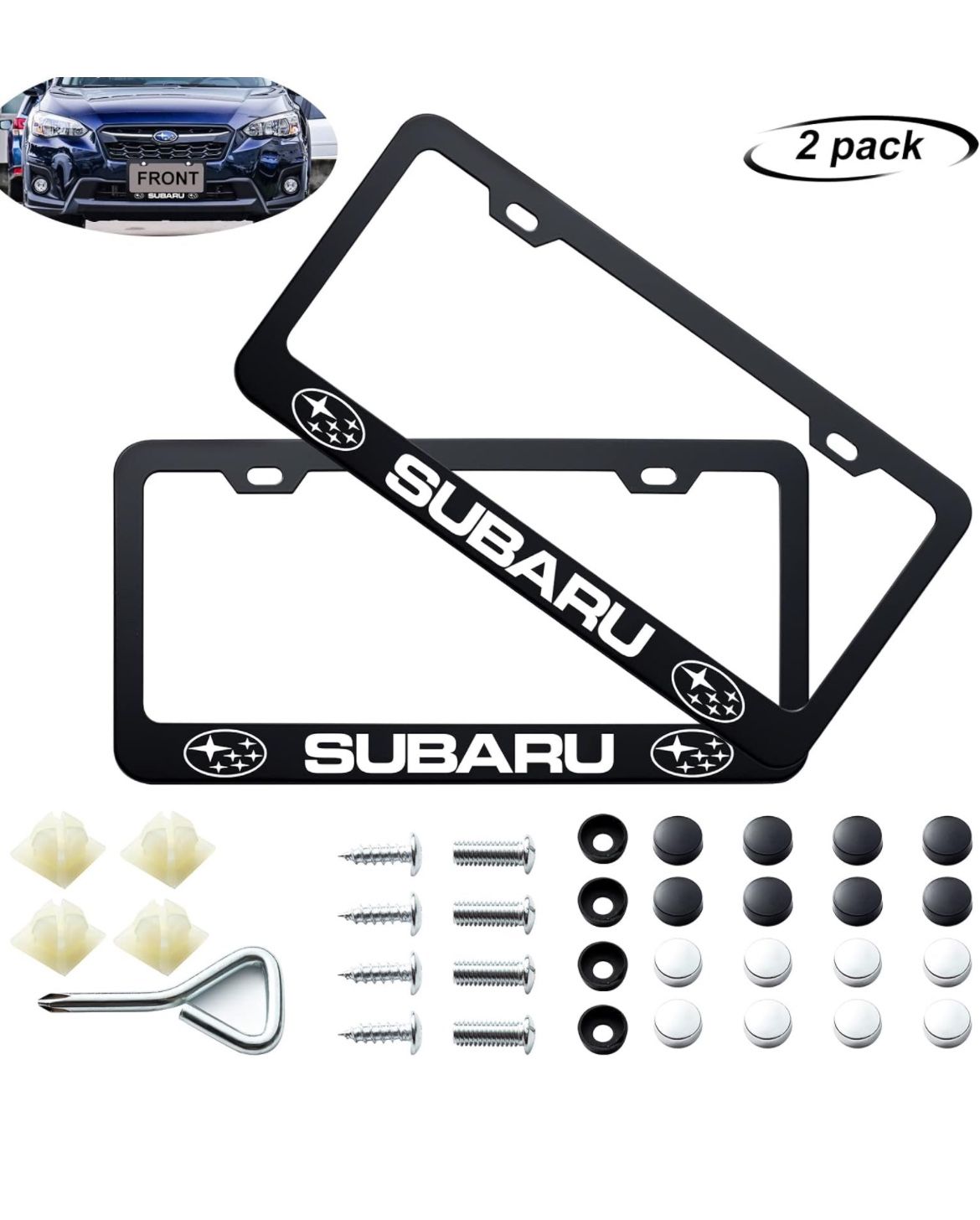License Plate Frames Compatible with Subaru Forester Inland Impreza ...