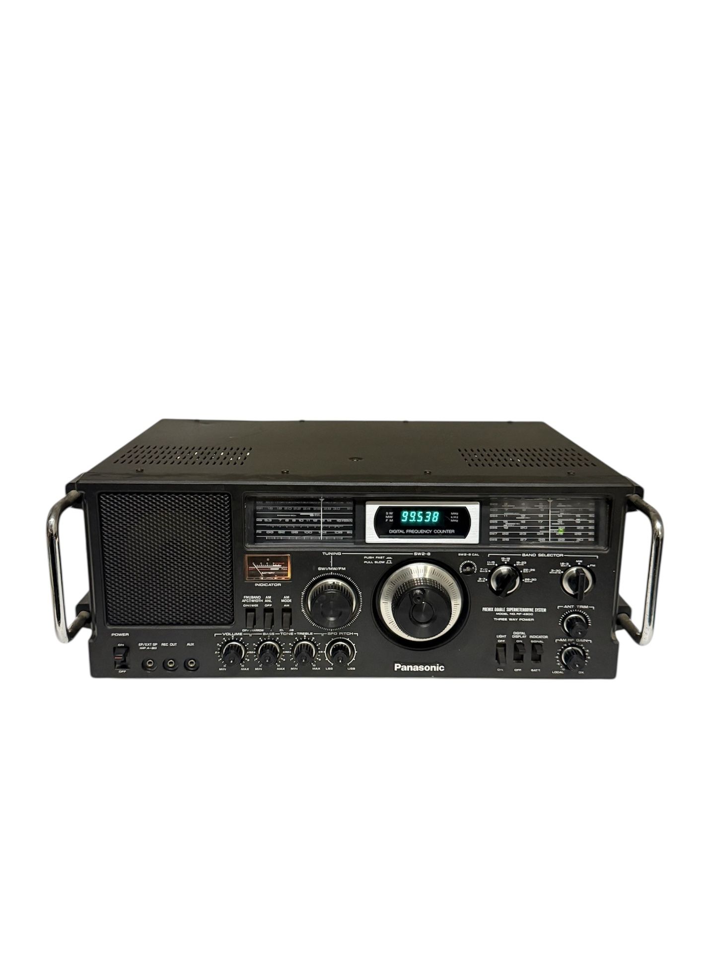 Panasonic RF-4900 Portable Radio Shortwave Receiver 8-Band - Power On ...