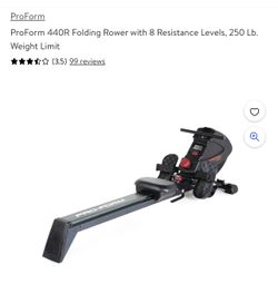 ProForm 440R Folding Rower for Sale in Chicago IL OfferUp
