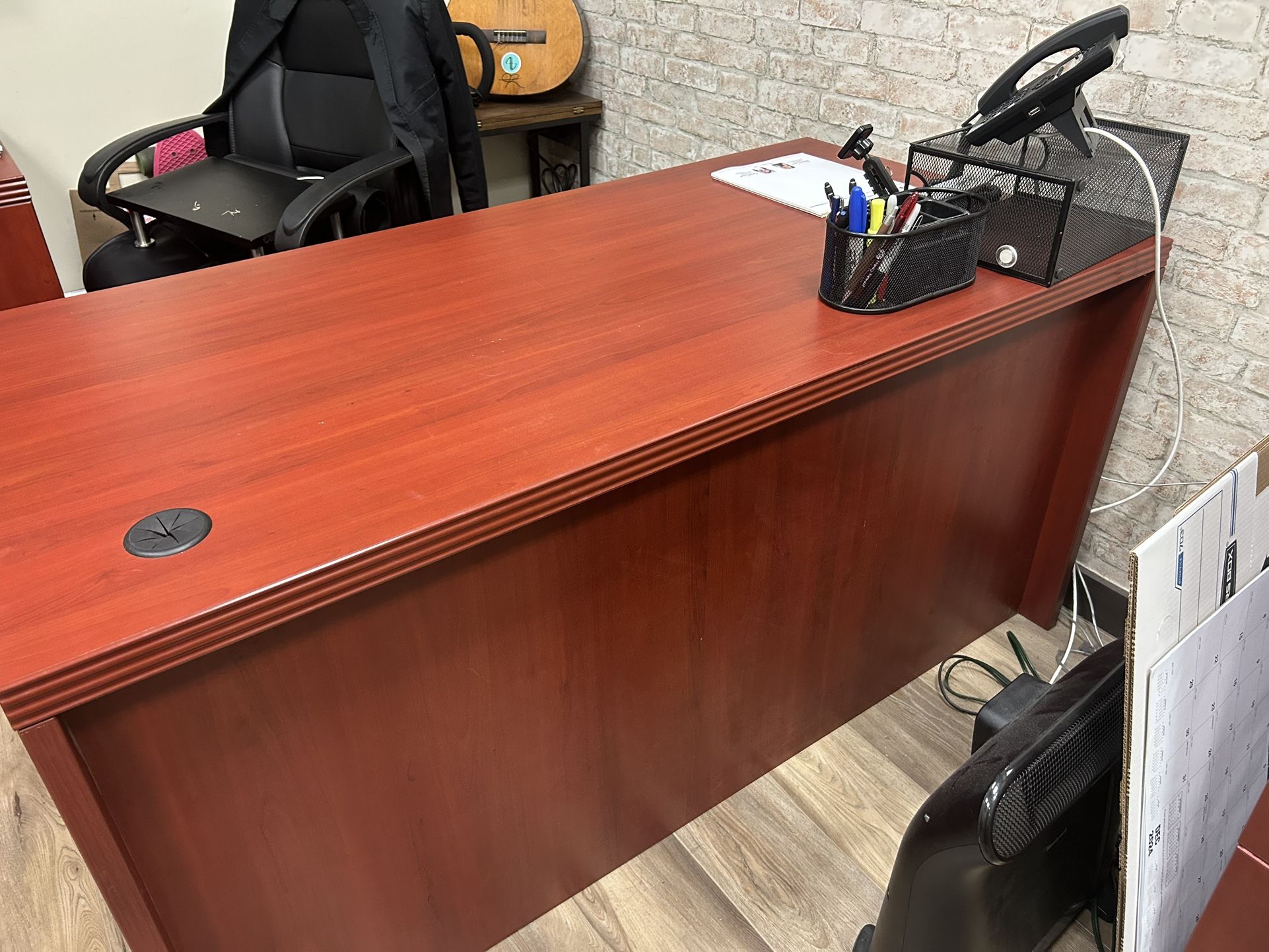 Commercial Quality Desk And Credenza for Sale in Rancho Palos Verdes ...