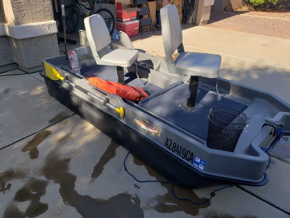 LIKE NEW, USED 5 TIMES + MODS AND UPGRADES! Sun Dolphin 2-Man Sportsman ...