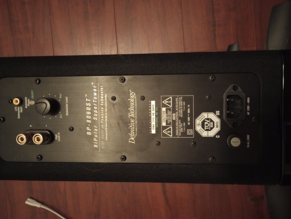Definitive Technology BP-8060ST Tower Speakers With Power Sub for Sale ...