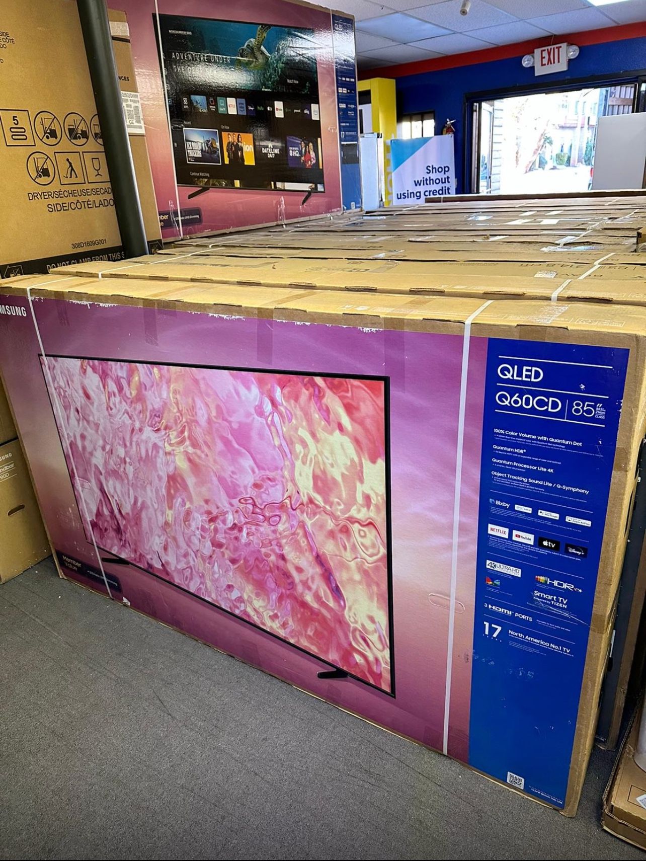 Samsung 85” QLED Q60C 4K HDR Smart TV for Sale in Upland, CA - OfferUp