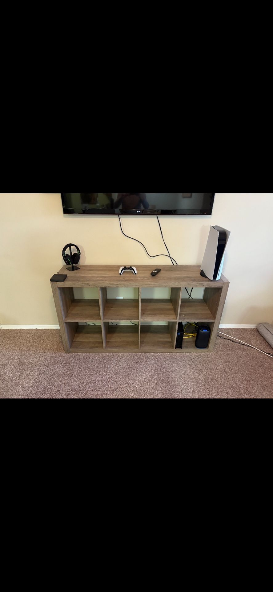 Modern TV Stand / Media Console with Storage Cubes for Sale in Matthews ...