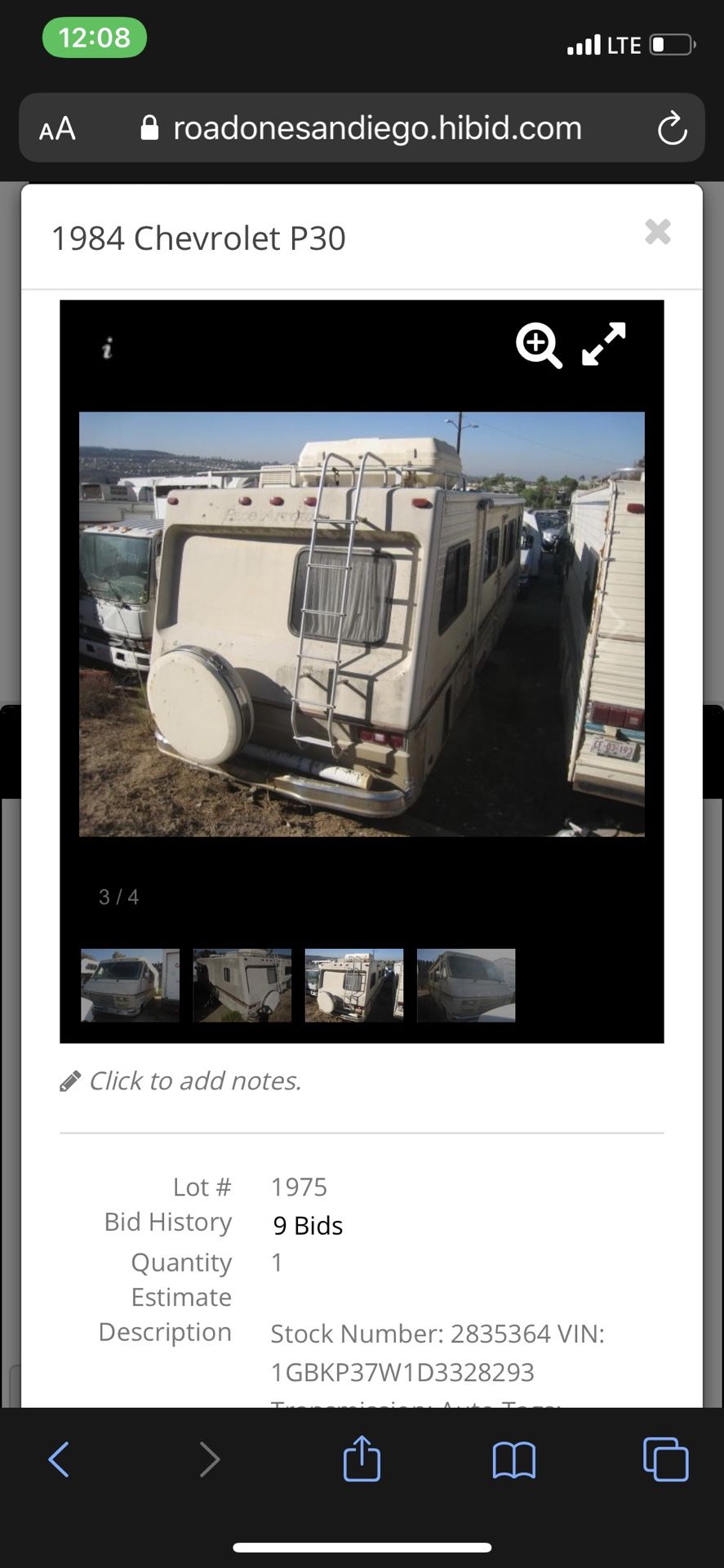 1984 1984 Paro motorhome Chevrolet for Sale in San Diego, CA - OfferUp