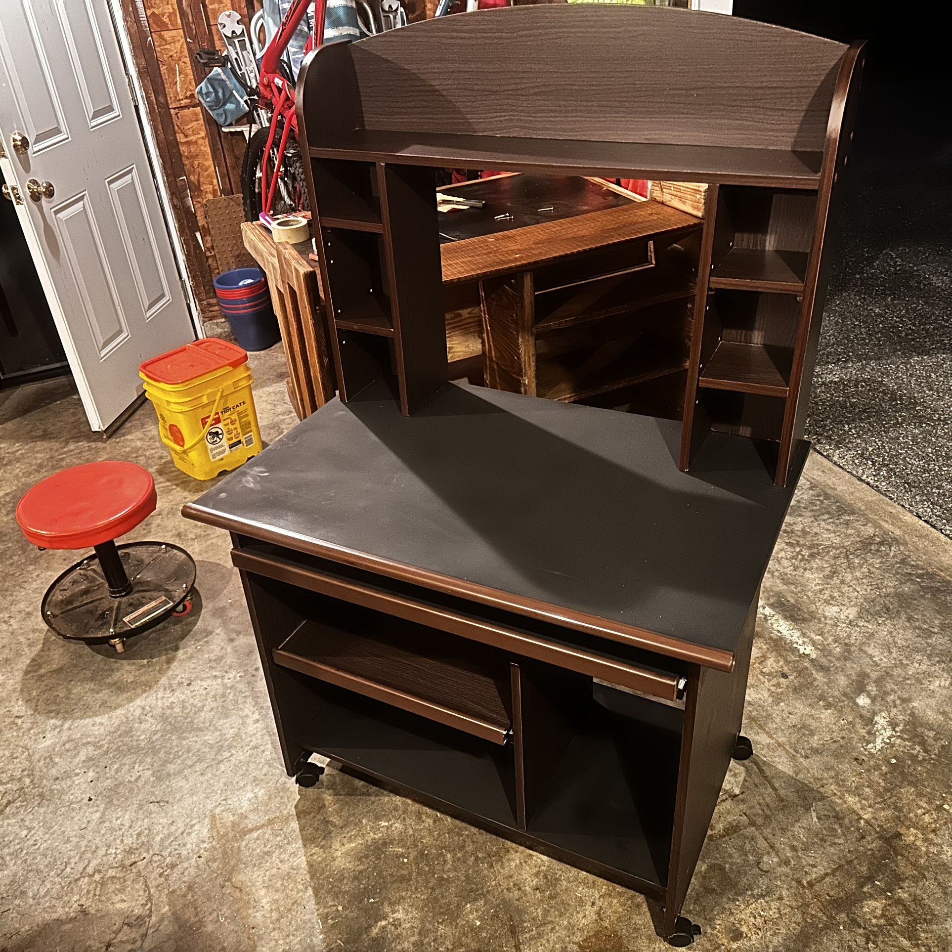 Refurbished dark brown Computer desk for Sale in Union Bridge, MD - OfferUp